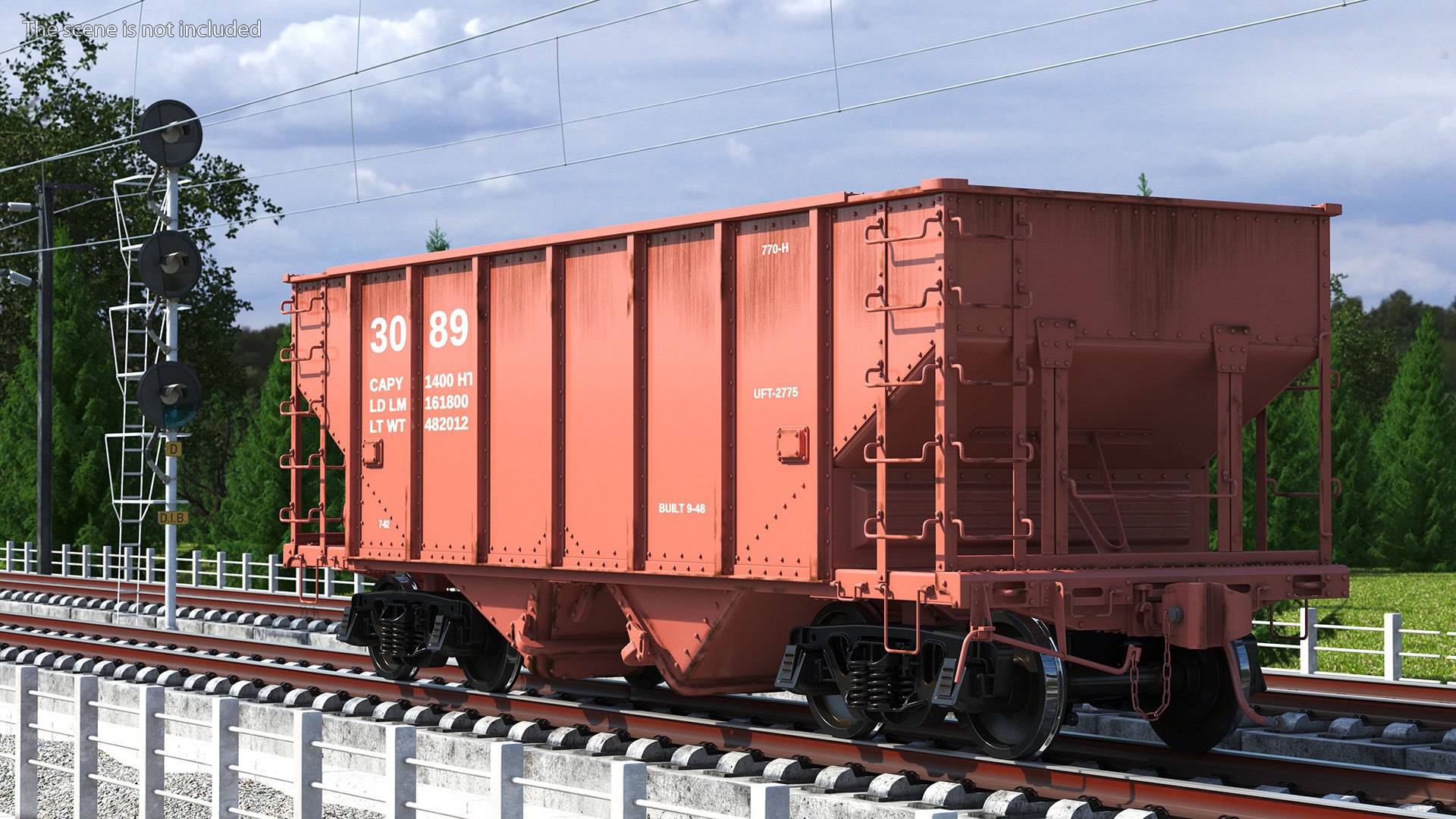 3D Railway Hopper Car - TurboSquid 2147286