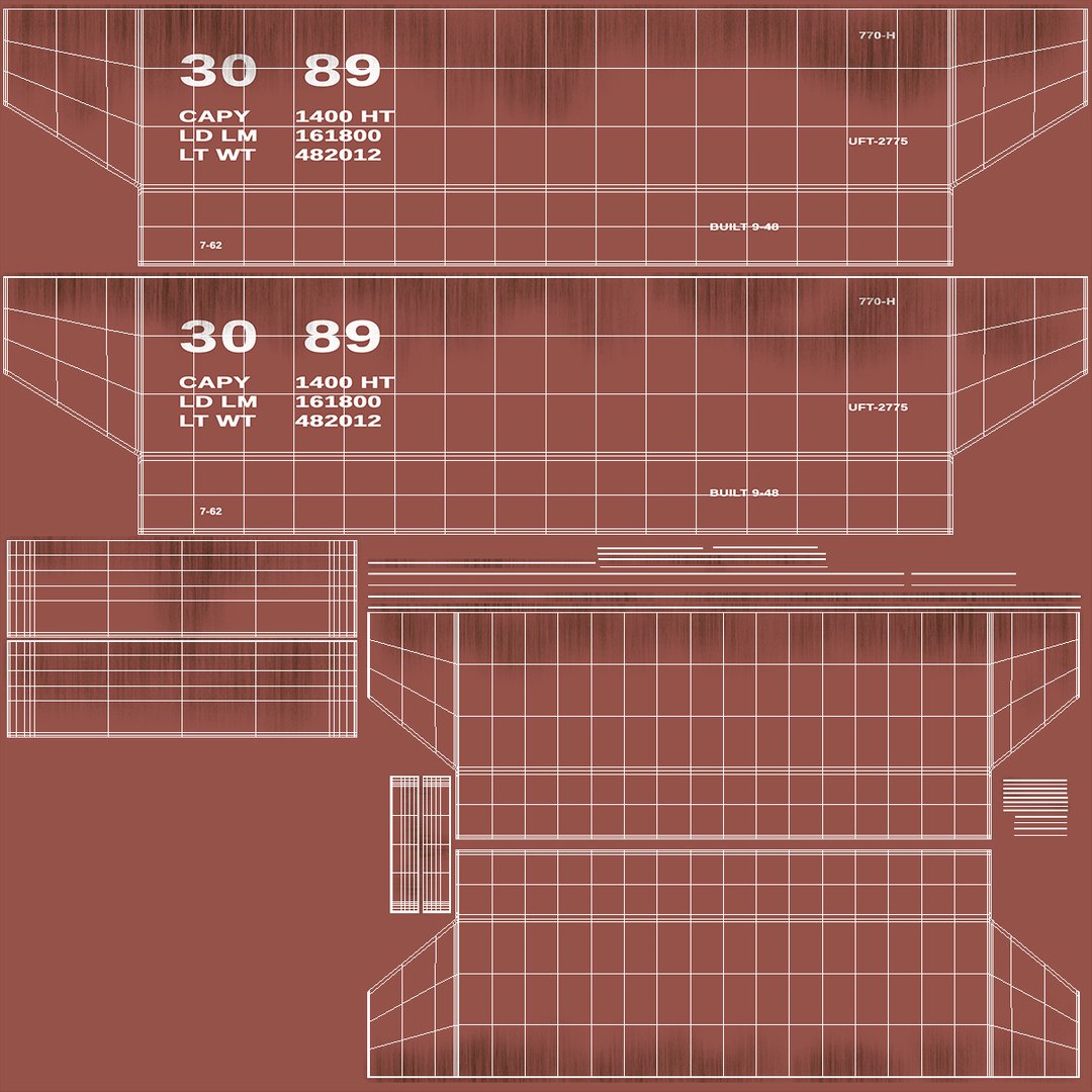 3D Railway Hopper Car - TurboSquid 2147286