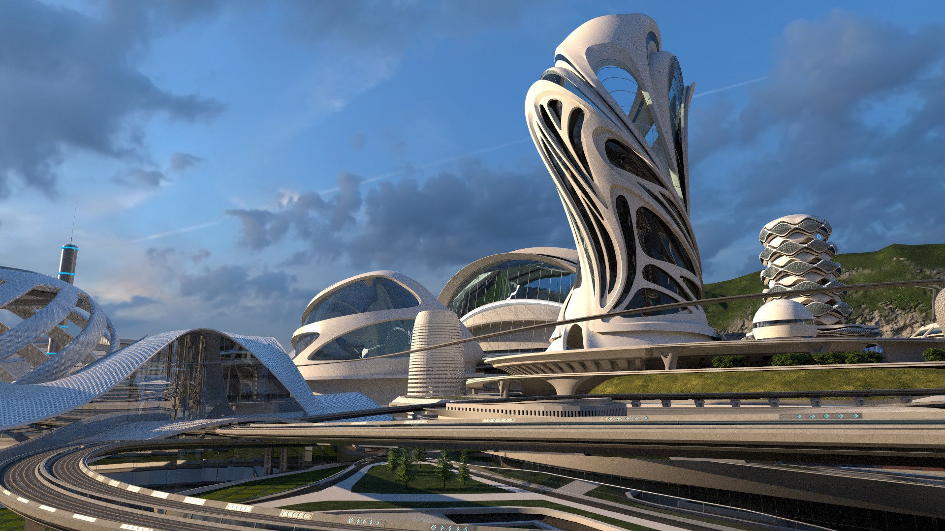 3D City Future Model - TurboSquid 1693271