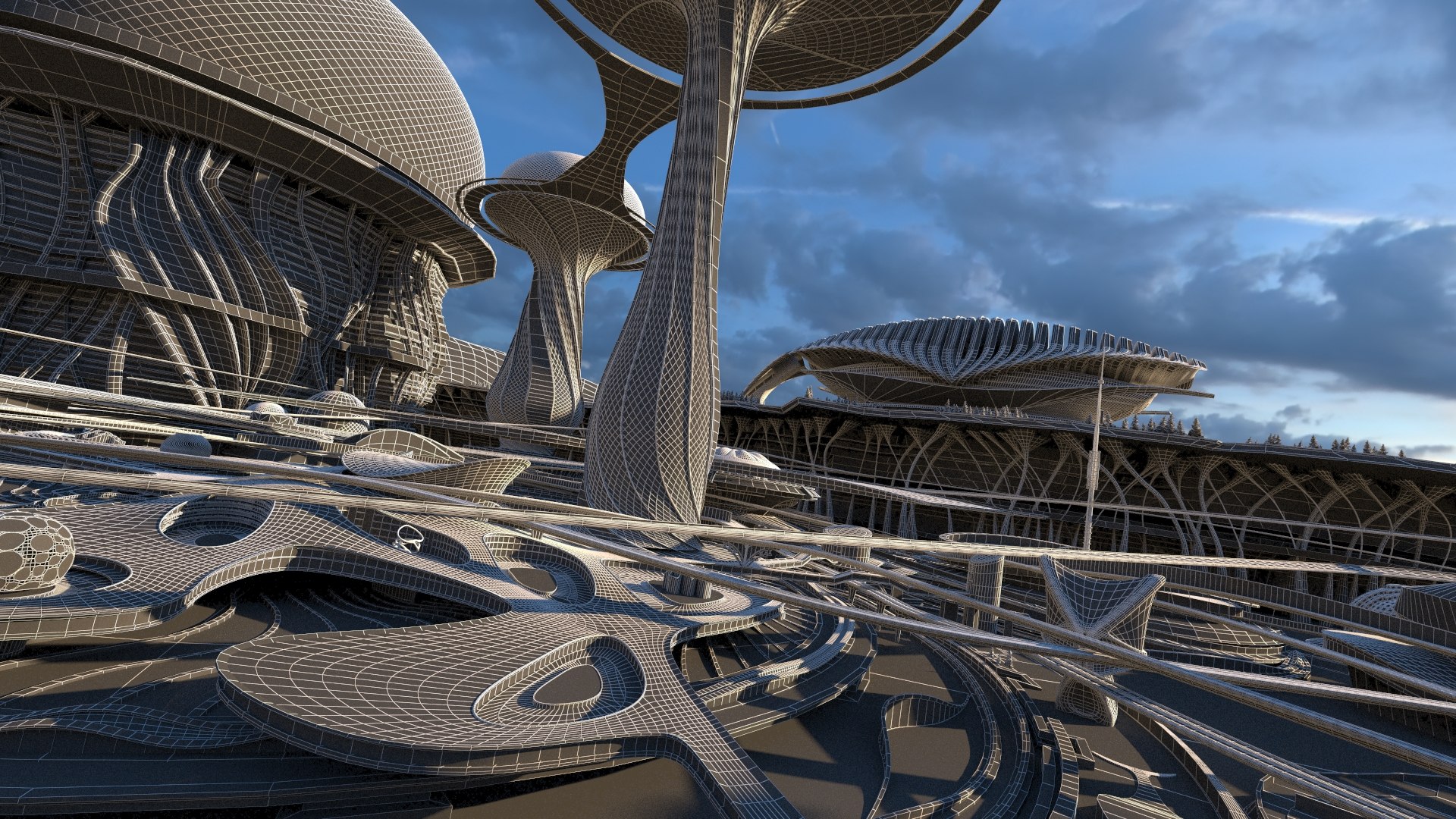 3D City Future Model - TurboSquid 1693271