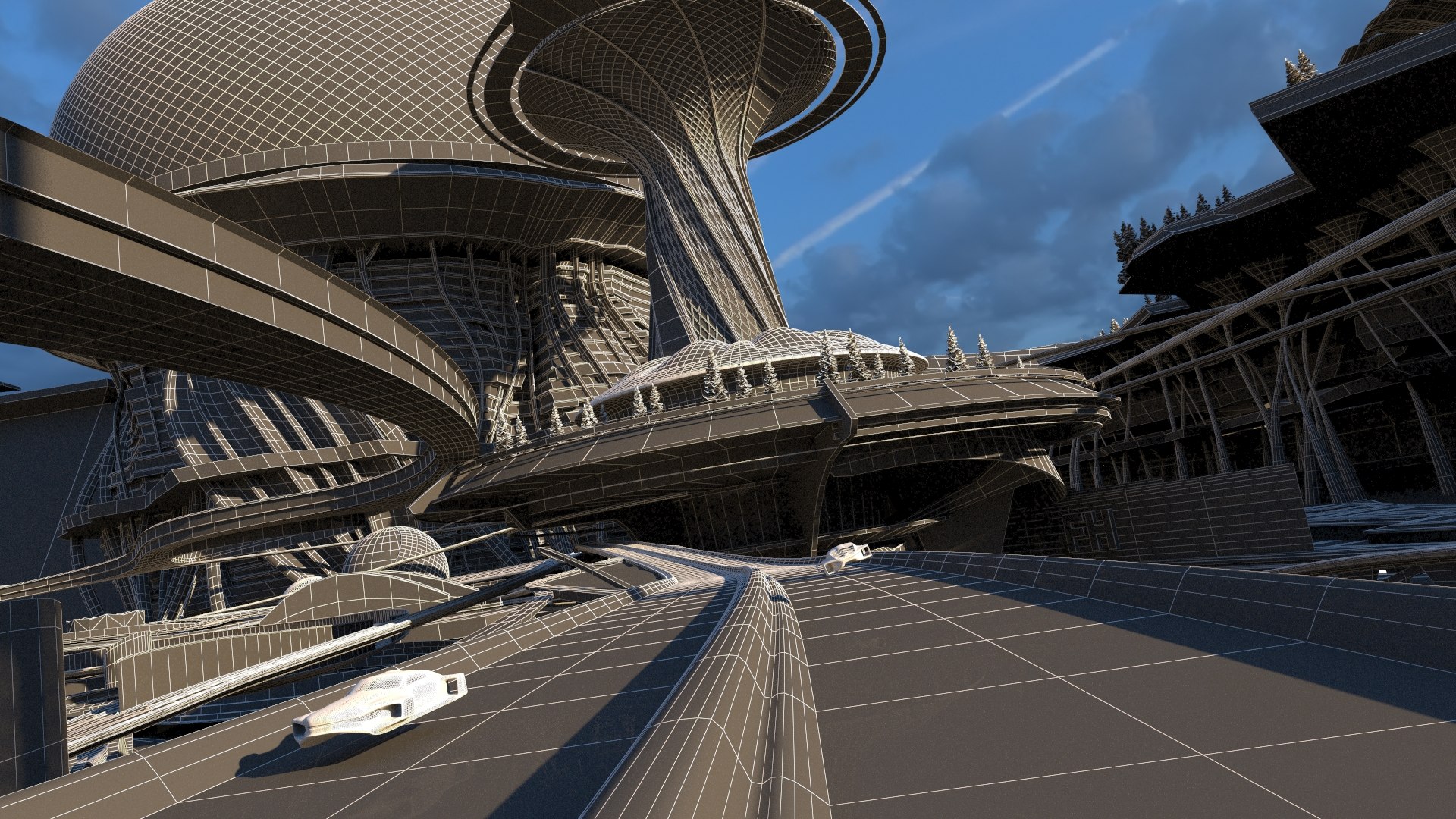 3D City Future Model - TurboSquid 1693271