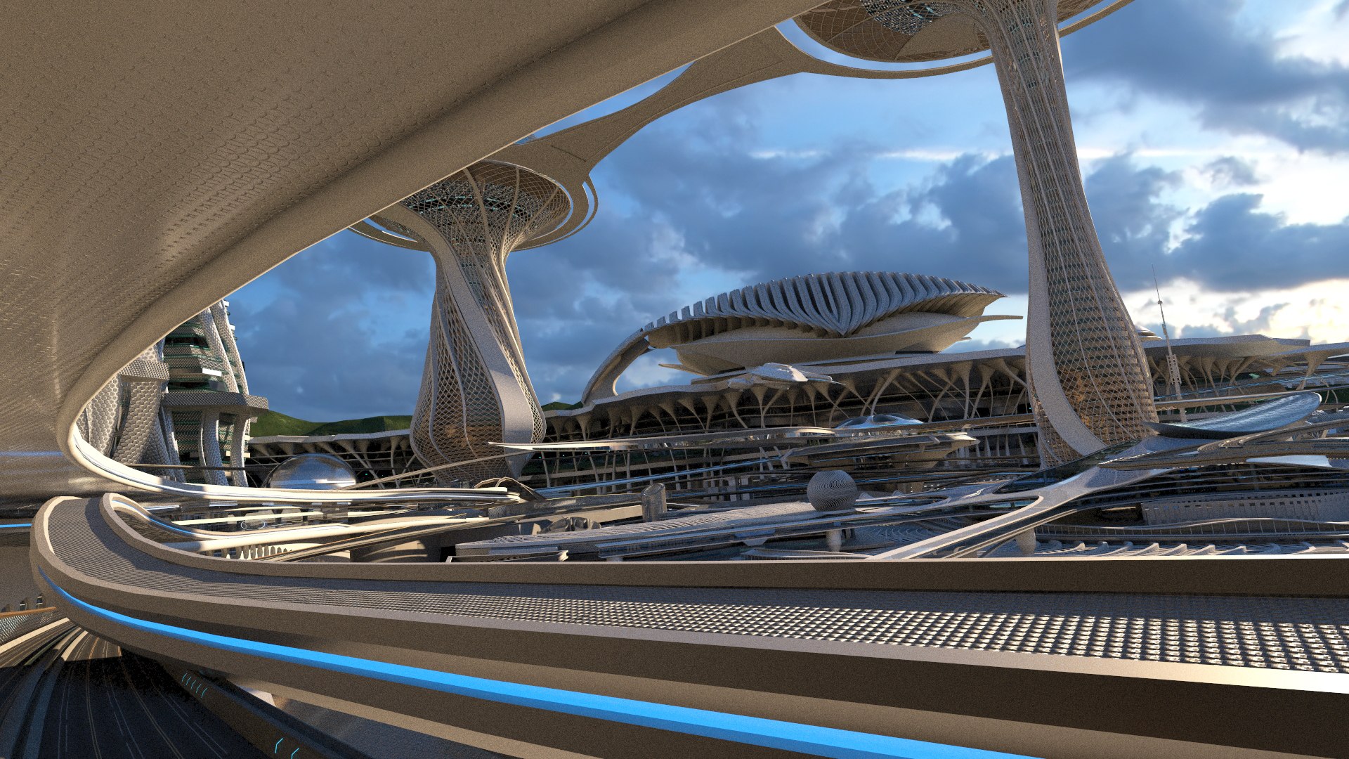 3D City Future Model - TurboSquid 1693271