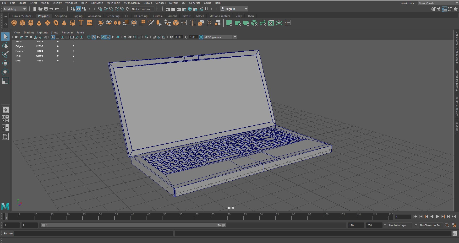 Laptop 3D model - TurboSquid 1333739