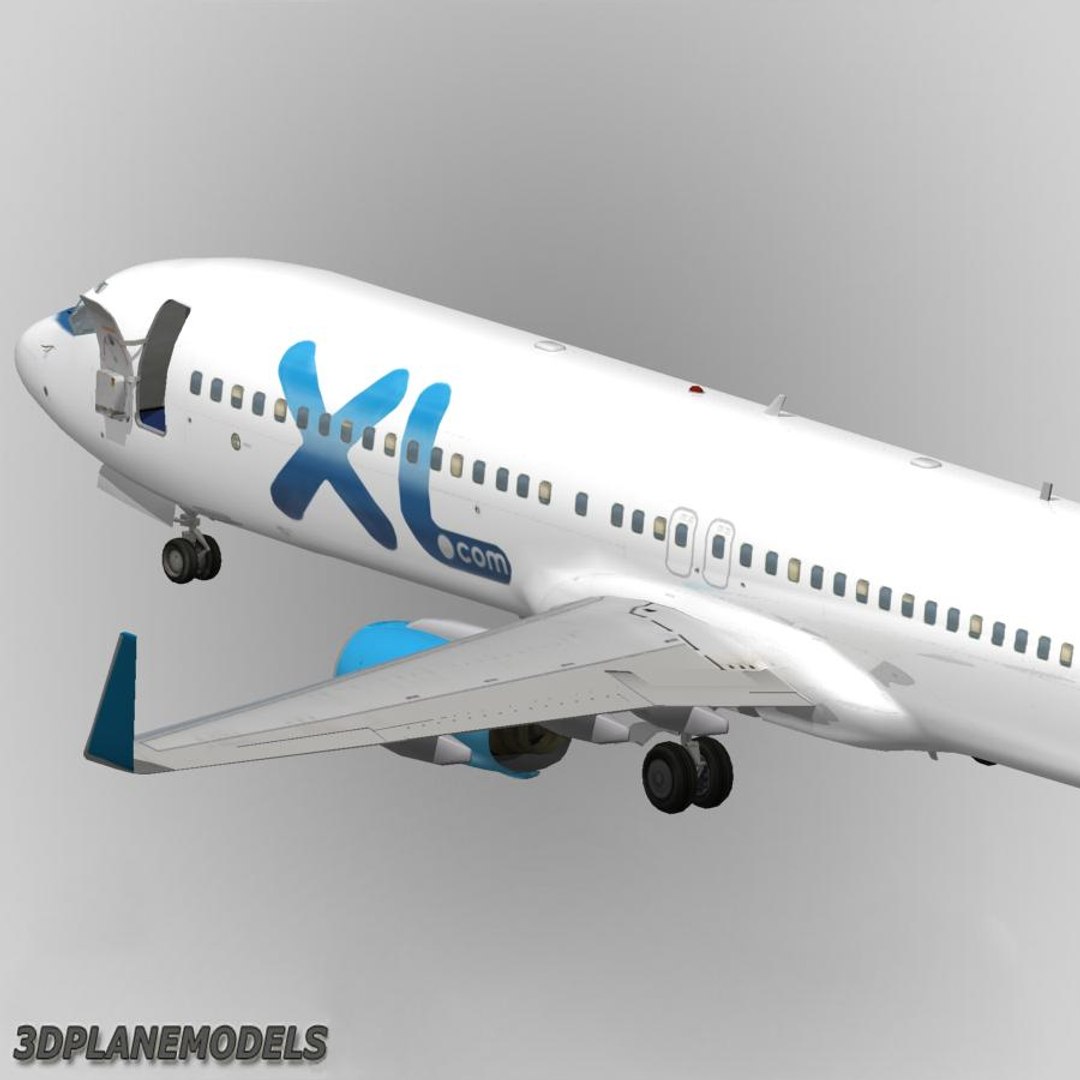 3d B737-900 Xl Airways 737 Model