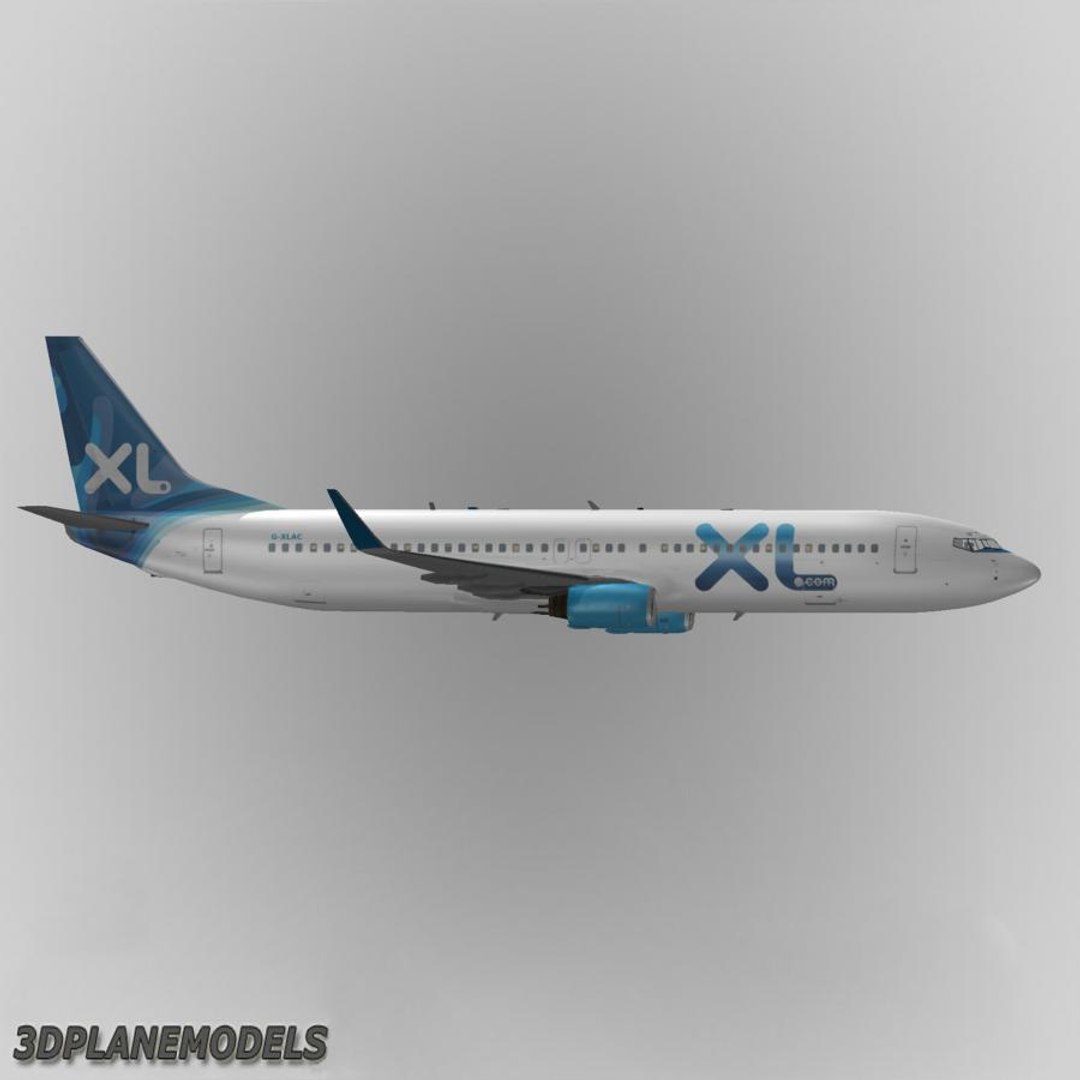 3d B737-900 Xl Airways 737 Model