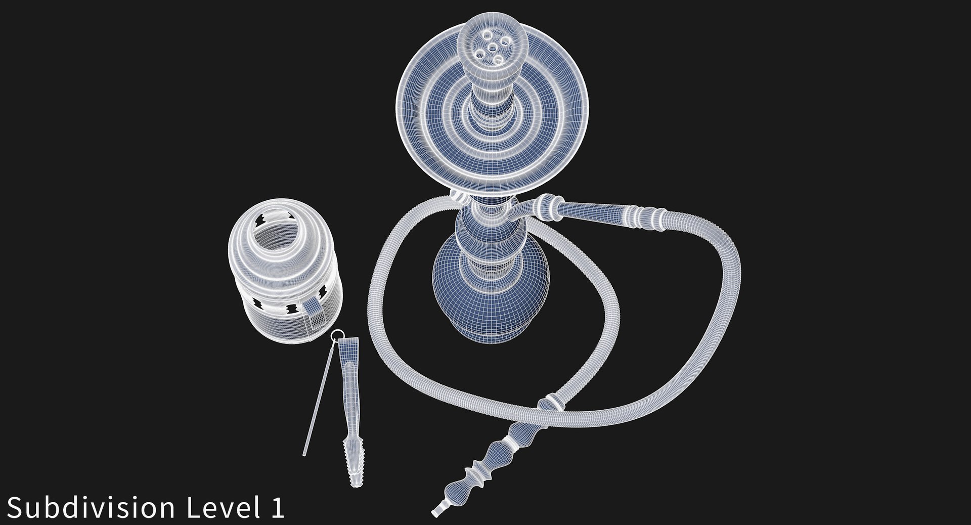 3D Hookah Rig Model - TurboSquid 1177545