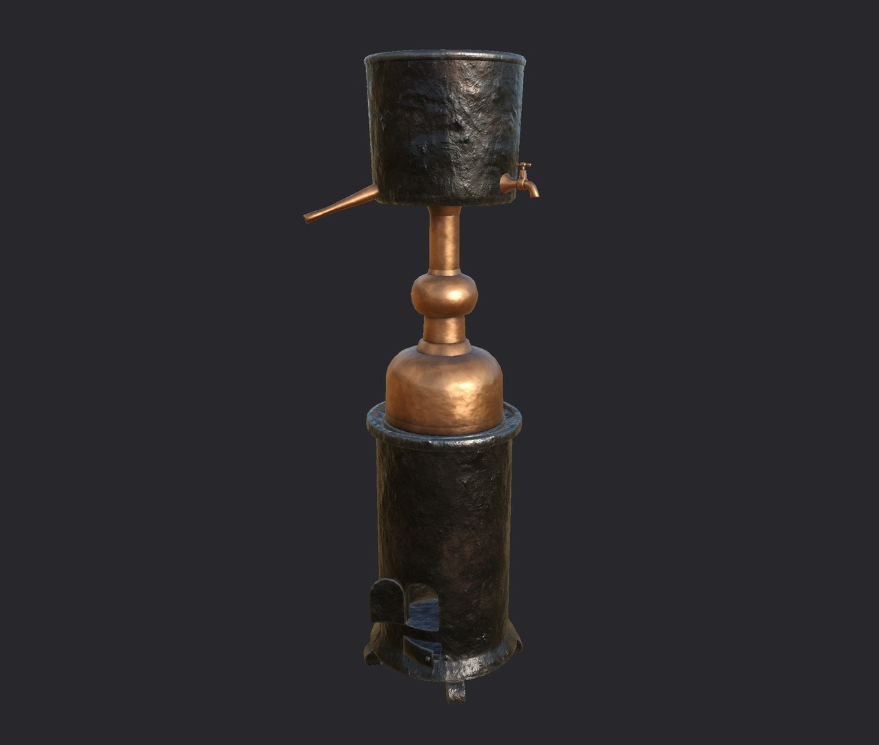 3D Alchemical Distiller Model - TurboSquid 1544031
