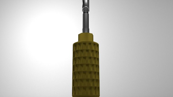 3d model landmine fragmentation frag