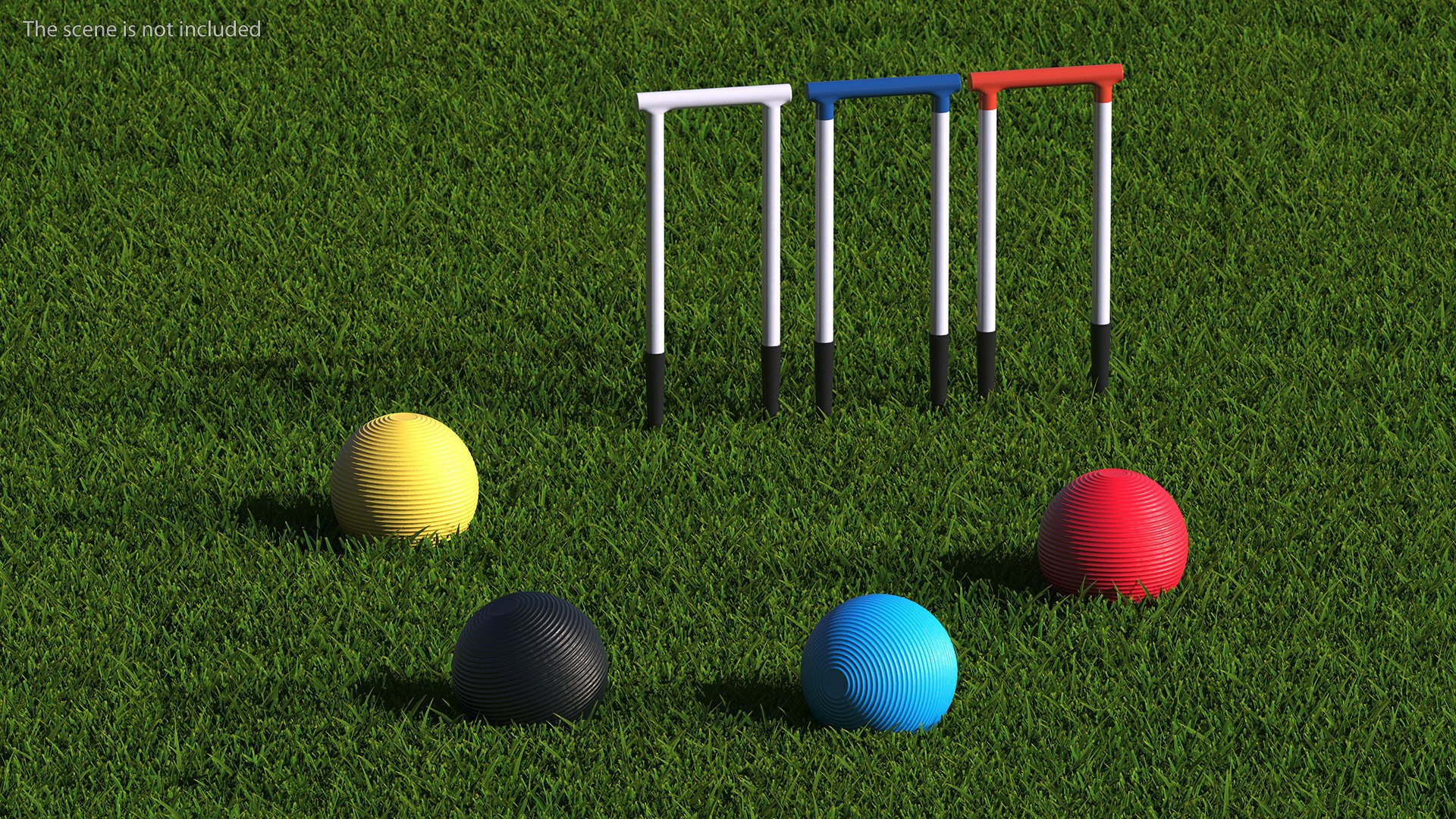 3D Croquet Balls - TurboSquid 2184183
