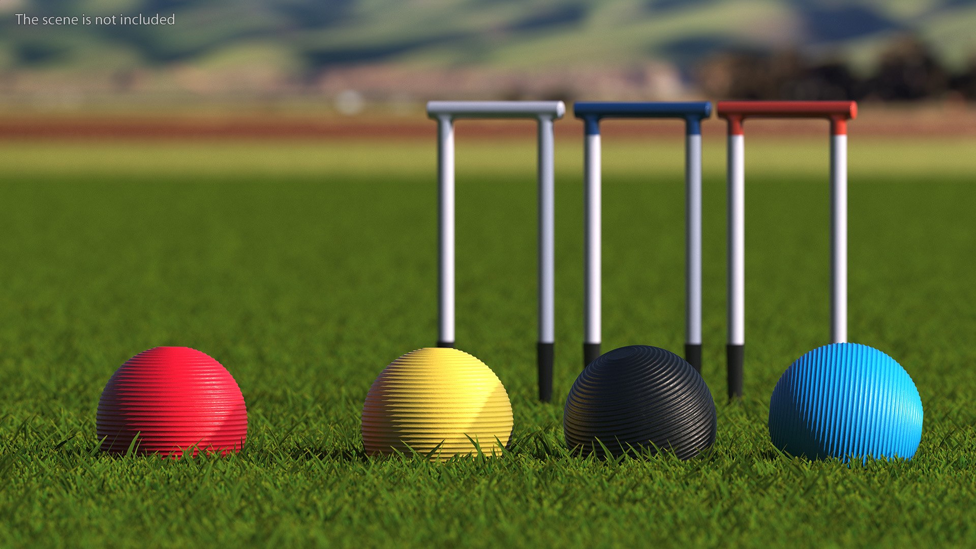 3D Croquet Balls - TurboSquid 2184183