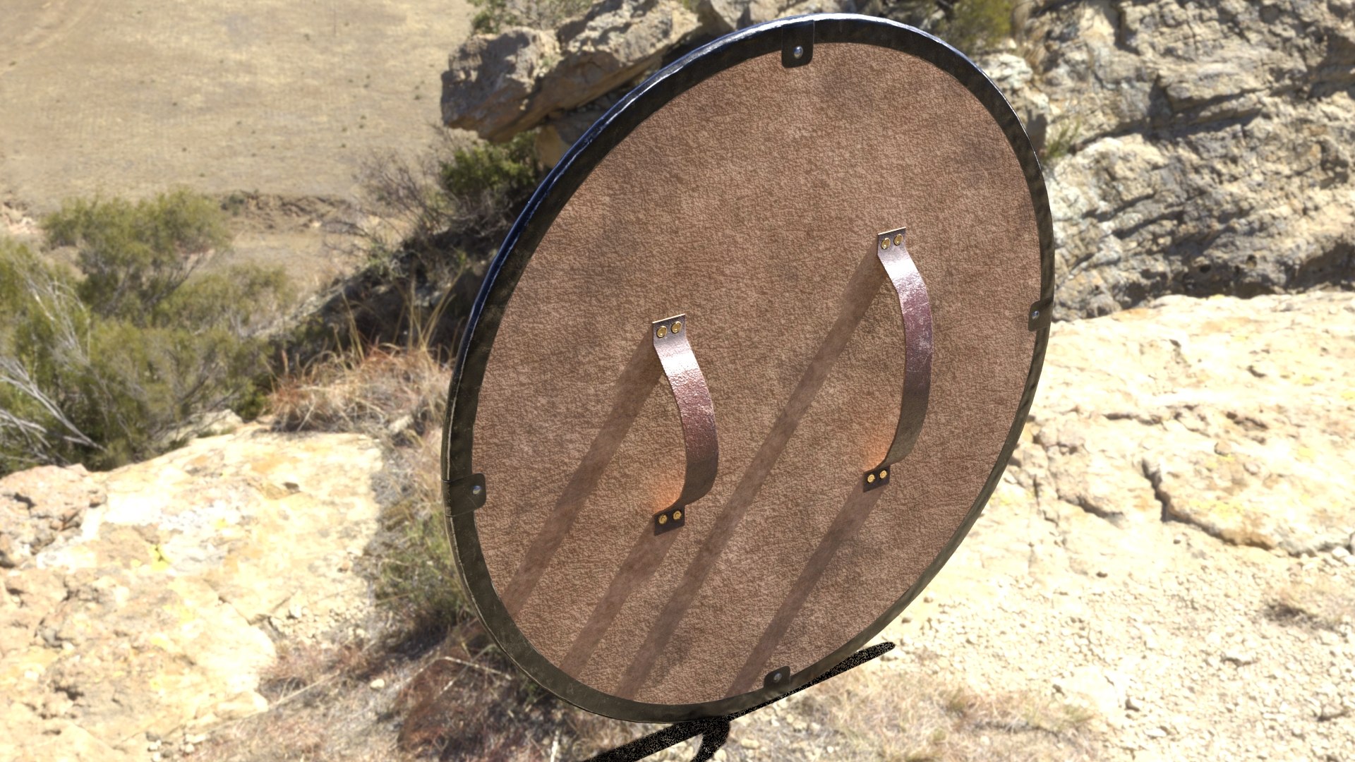 Historically Viking Serpent Shield 3D Model - TurboSquid 1418463