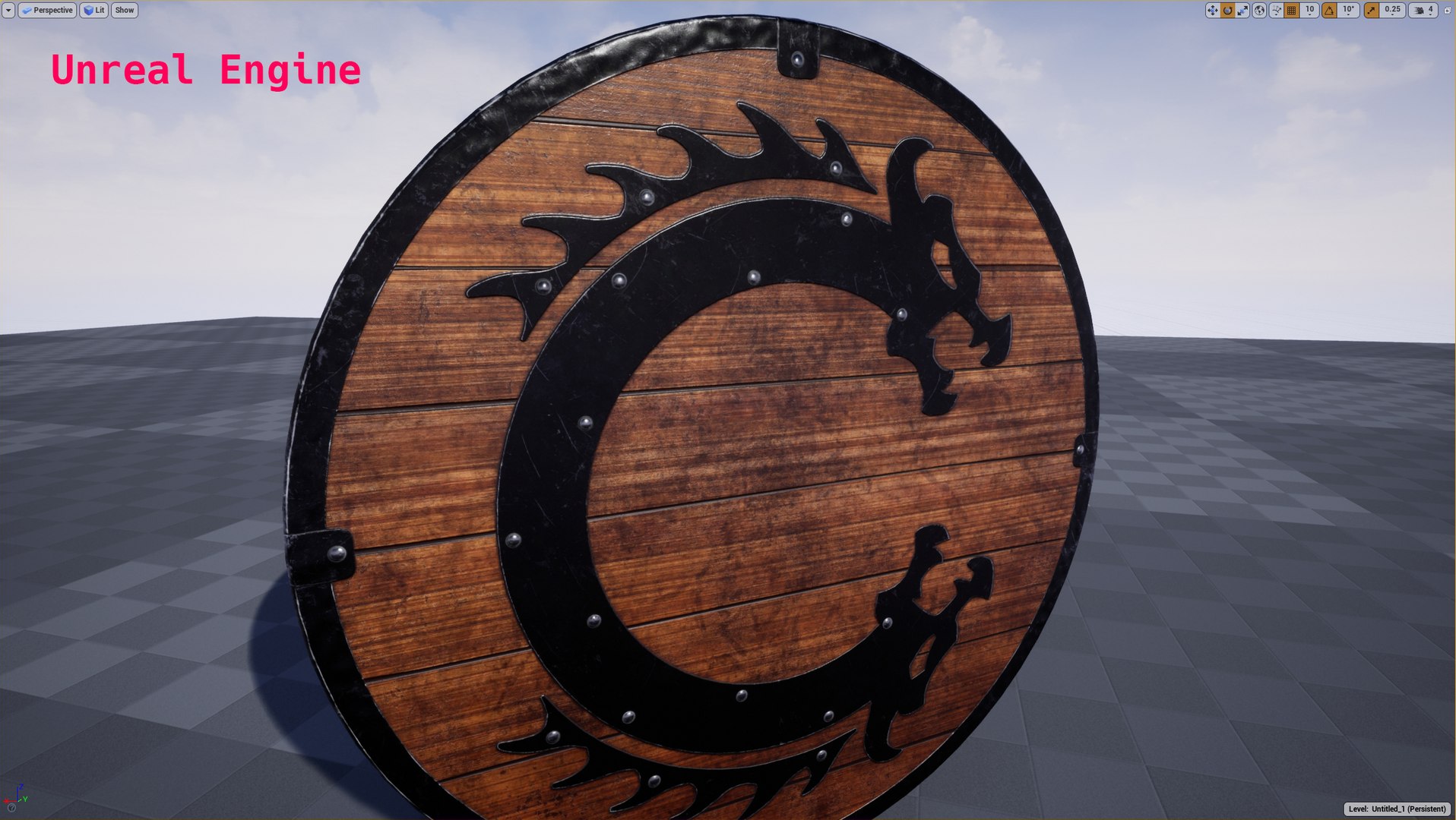 Historically Viking Serpent Shield 3D Model - TurboSquid 1418463