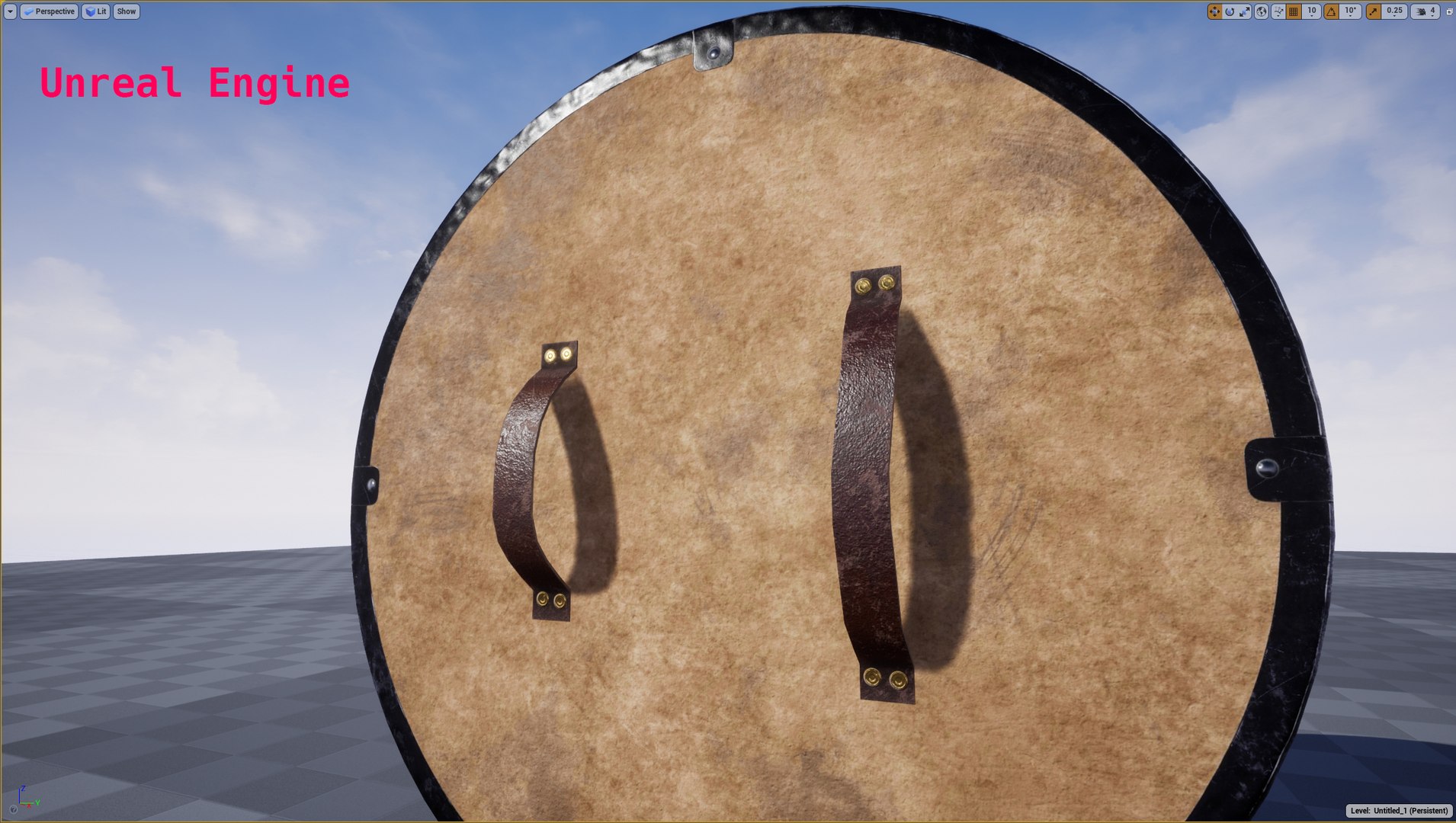Historically Viking Serpent Shield 3D Model - TurboSquid 1418463
