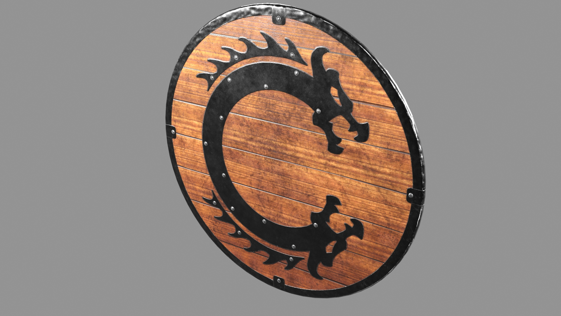Historically Viking Serpent Shield 3D Model - TurboSquid 1418463