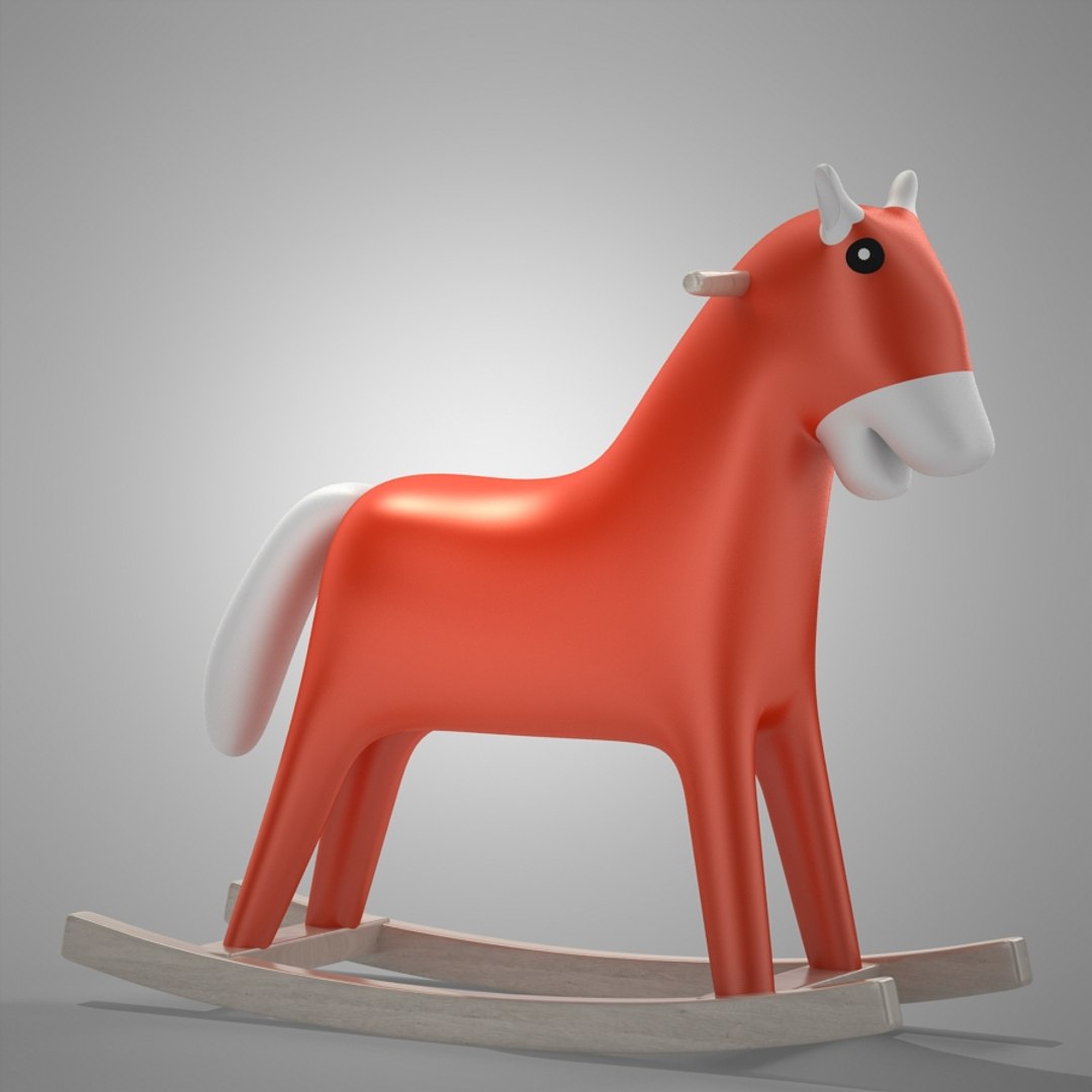 3d Horse Rocking Model