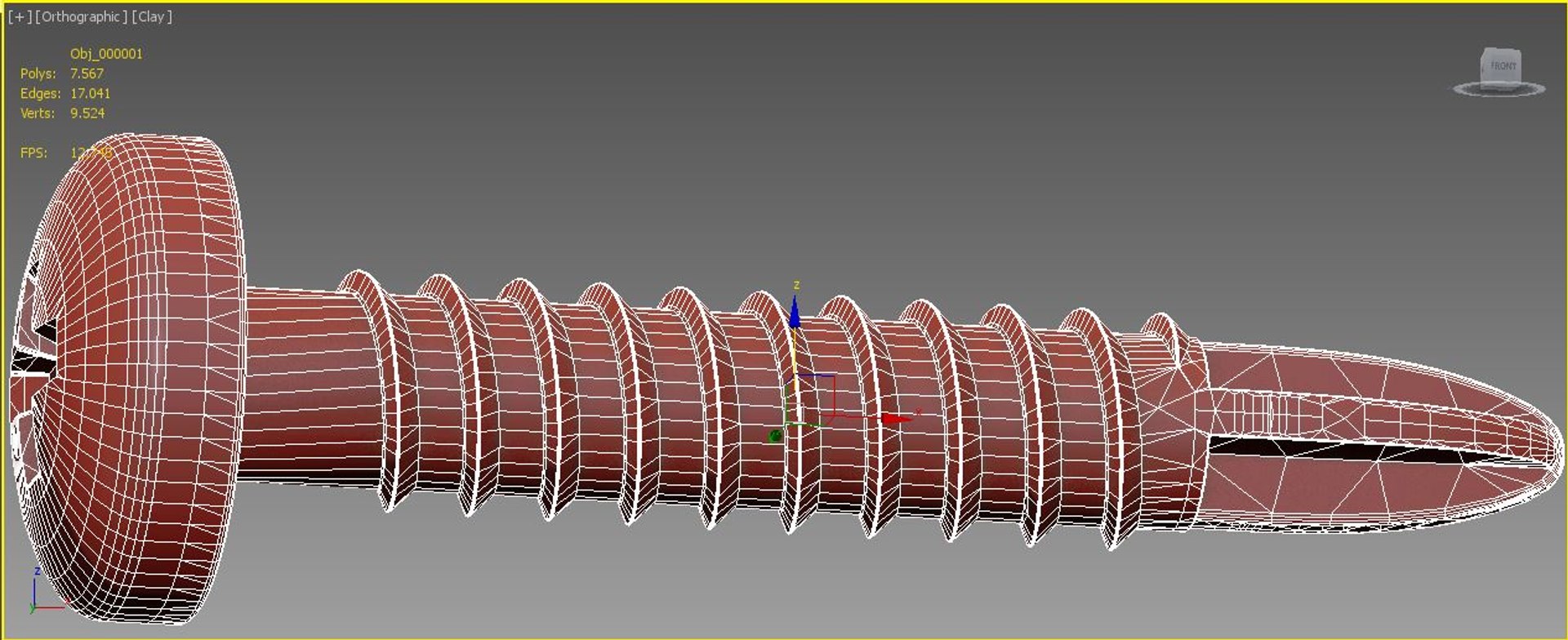 Screw Clear Printable Print 3D Model - TurboSquid 1164658