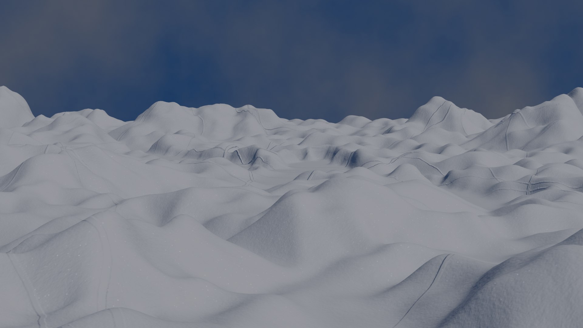 3d Model Ice Cold Terrain