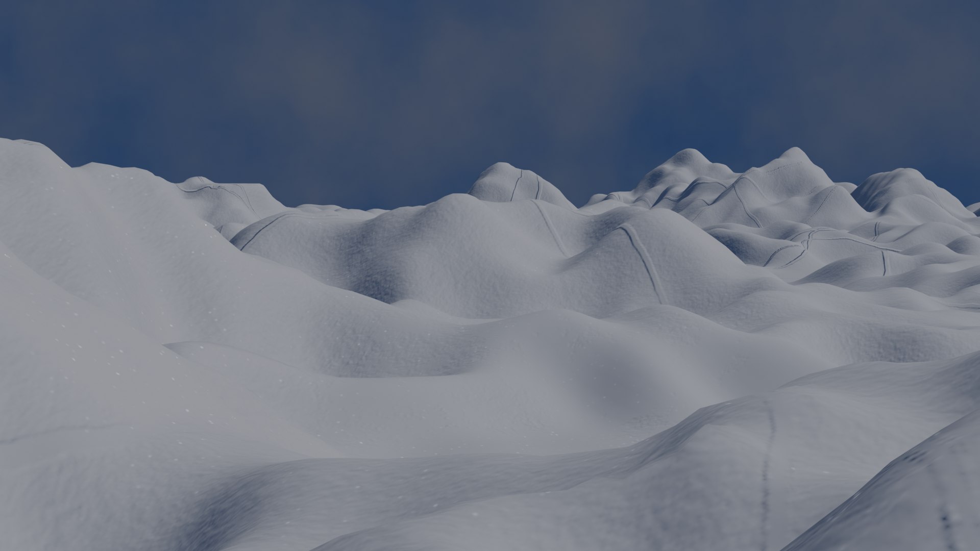 3d Model Ice Cold Terrain
