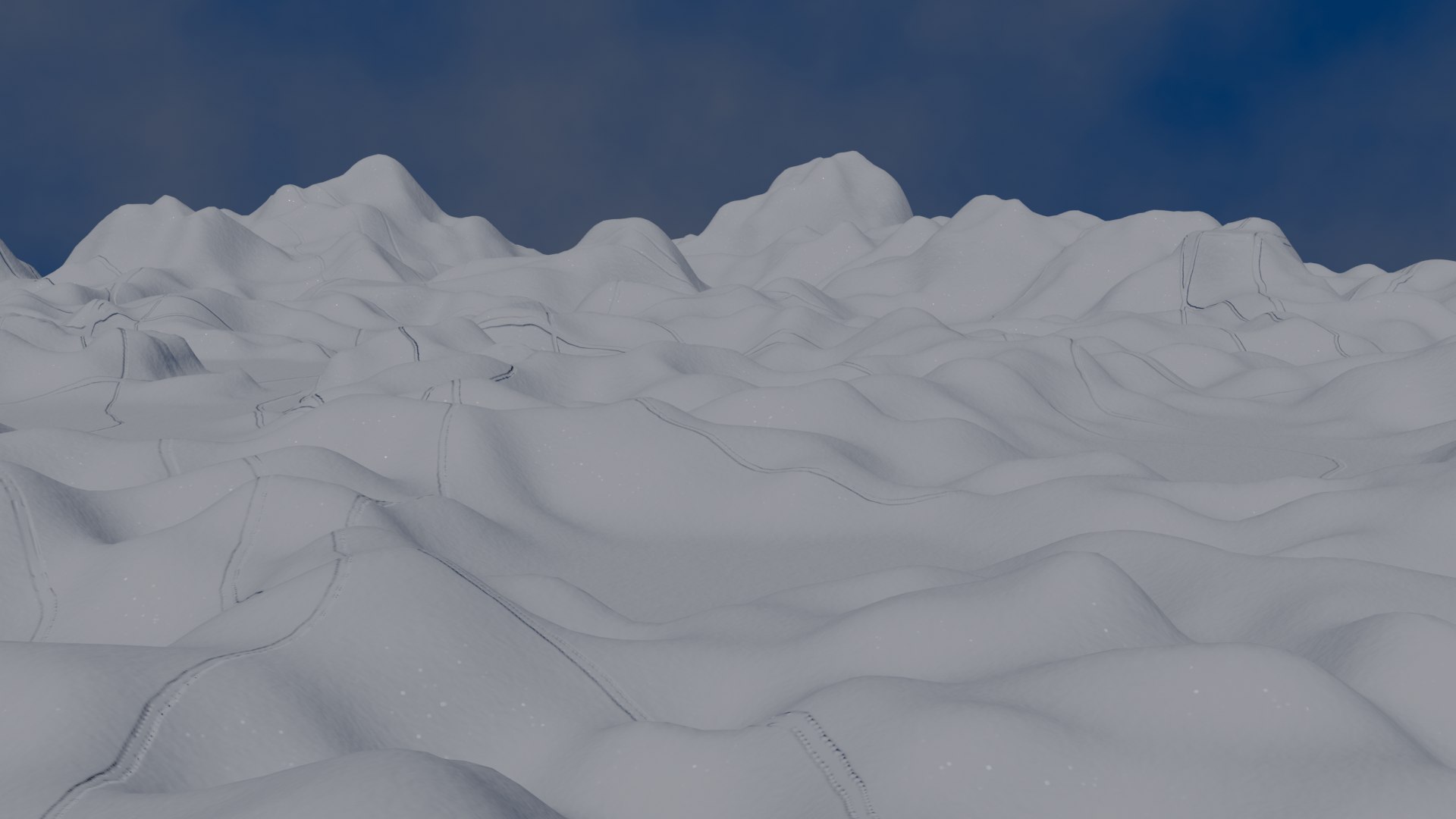 3d Model Ice Cold Terrain