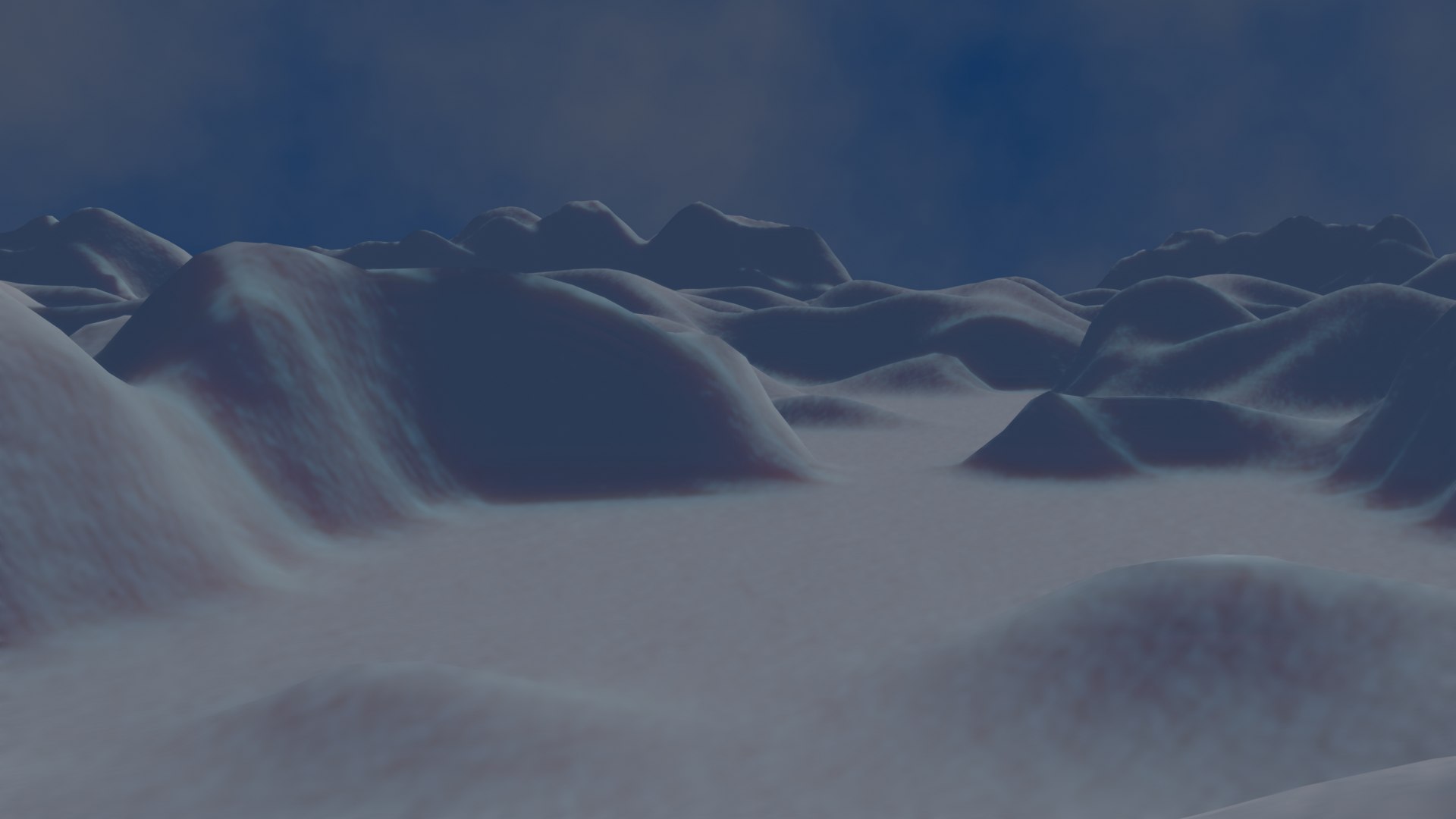 3d Model Ice Cold Terrain