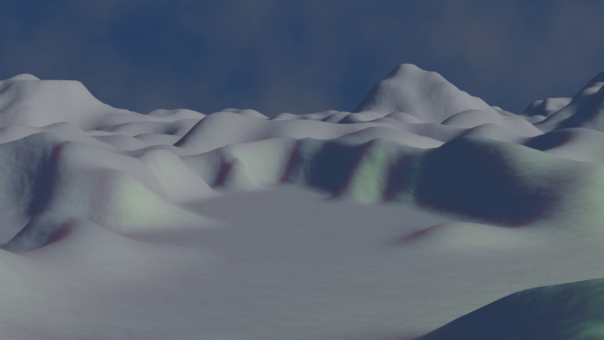 3d Model Ice Cold Terrain