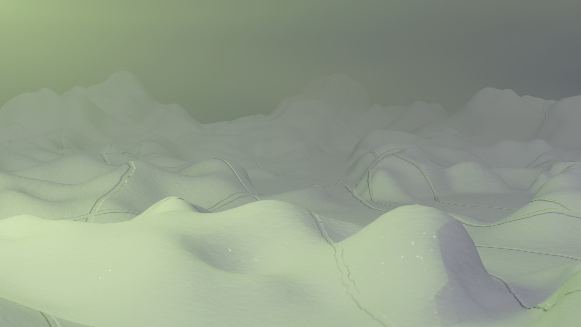 3d Model Ice Cold Terrain