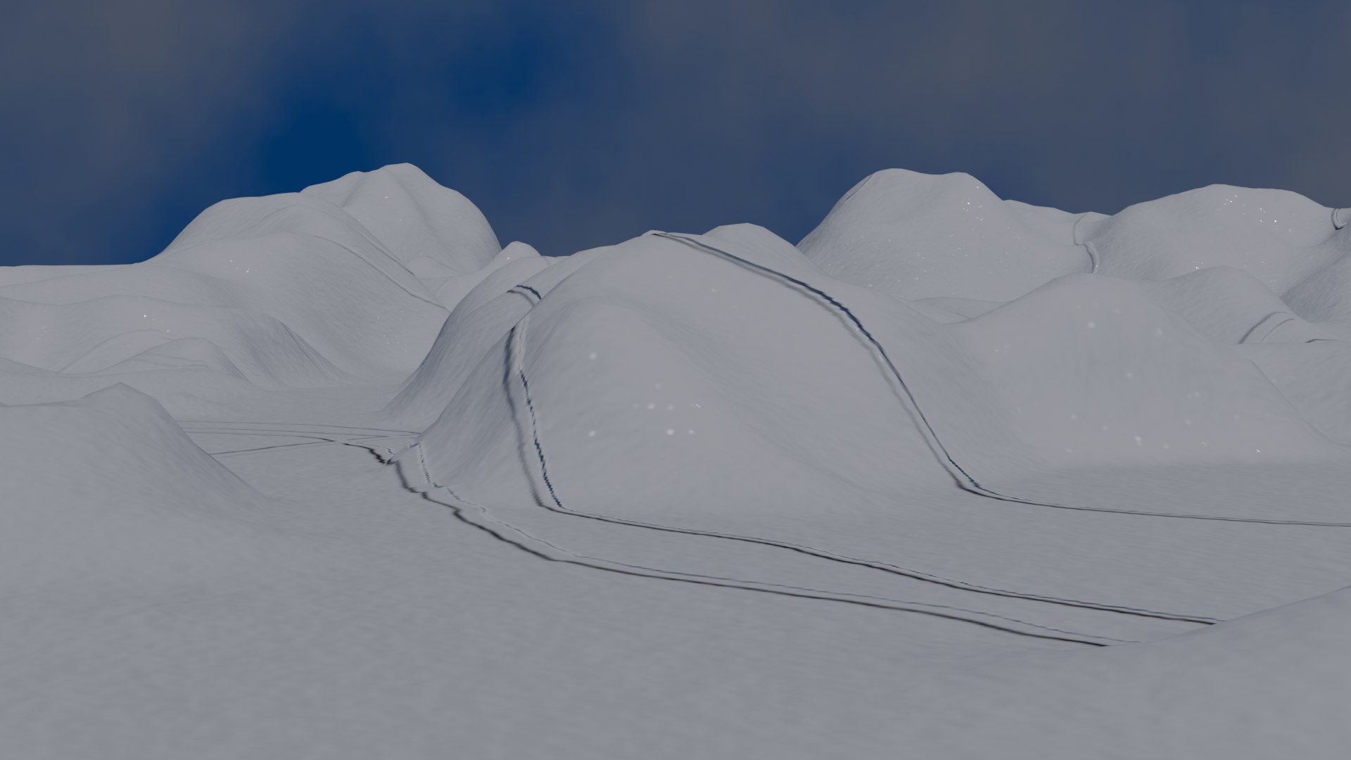3d Model Ice Cold Terrain