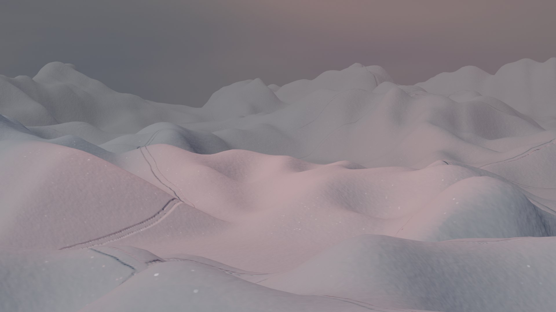 3d Model Ice Cold Terrain