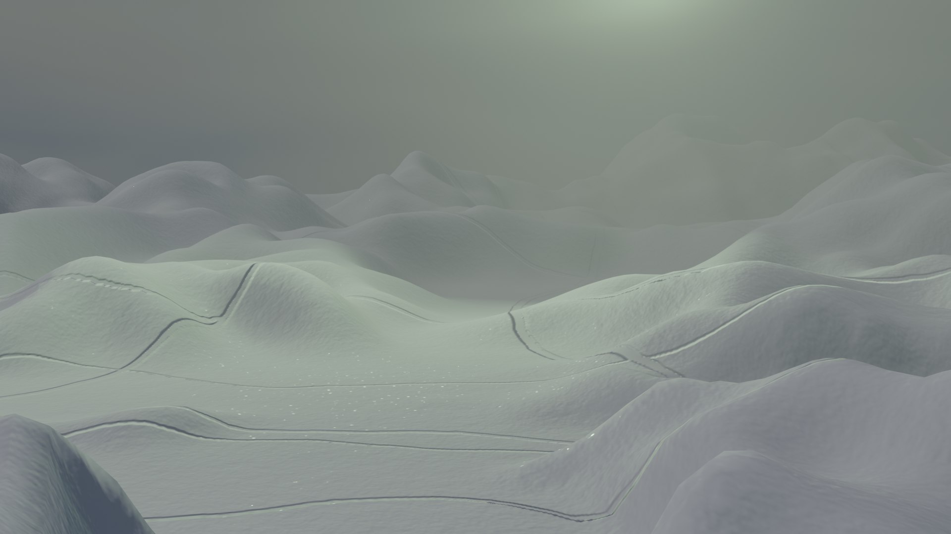 3d Model Ice Cold Terrain