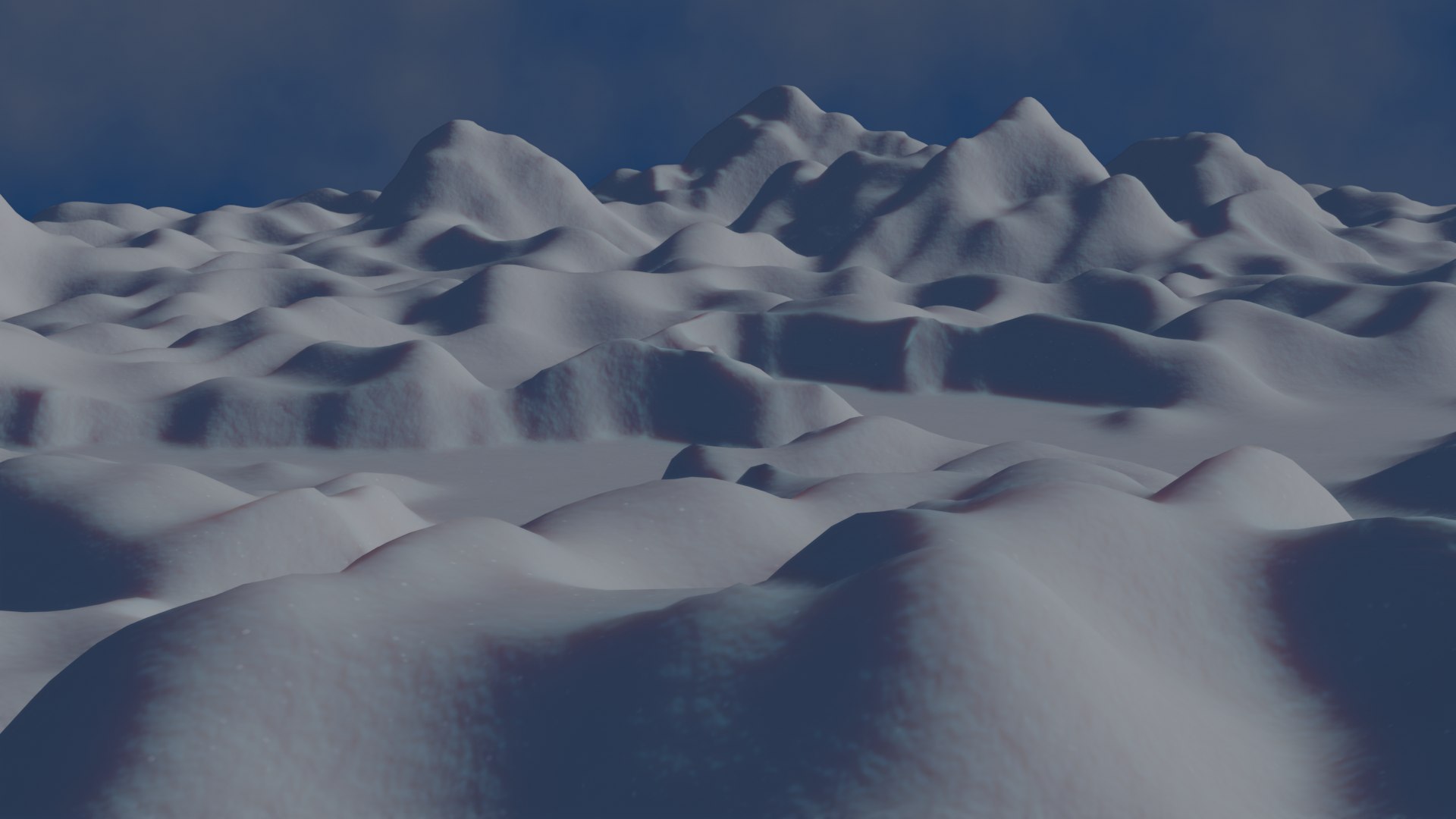 3d Model Ice Cold Terrain