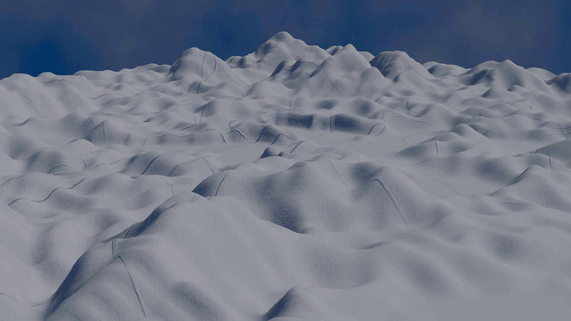 3d Model Ice Cold Terrain