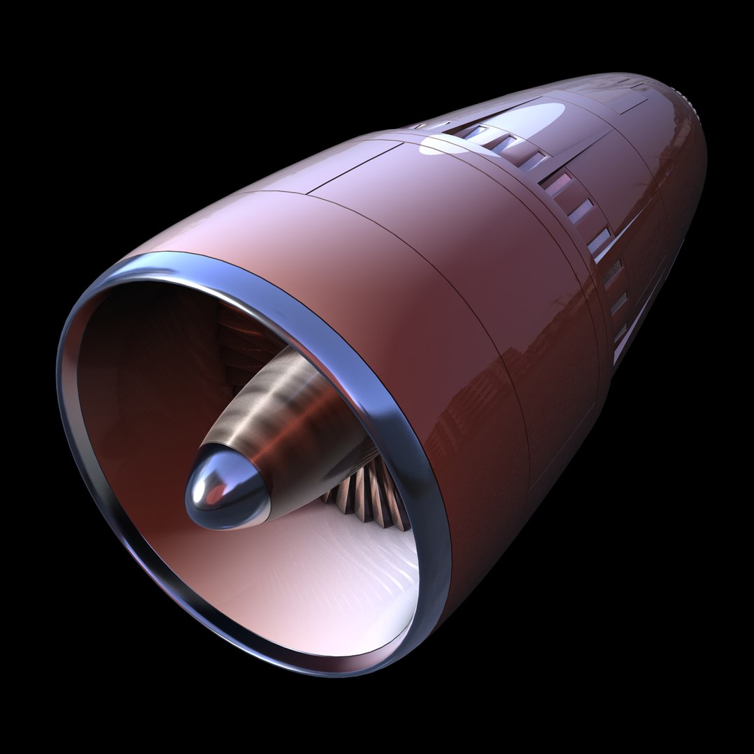 jet turbine 3d model