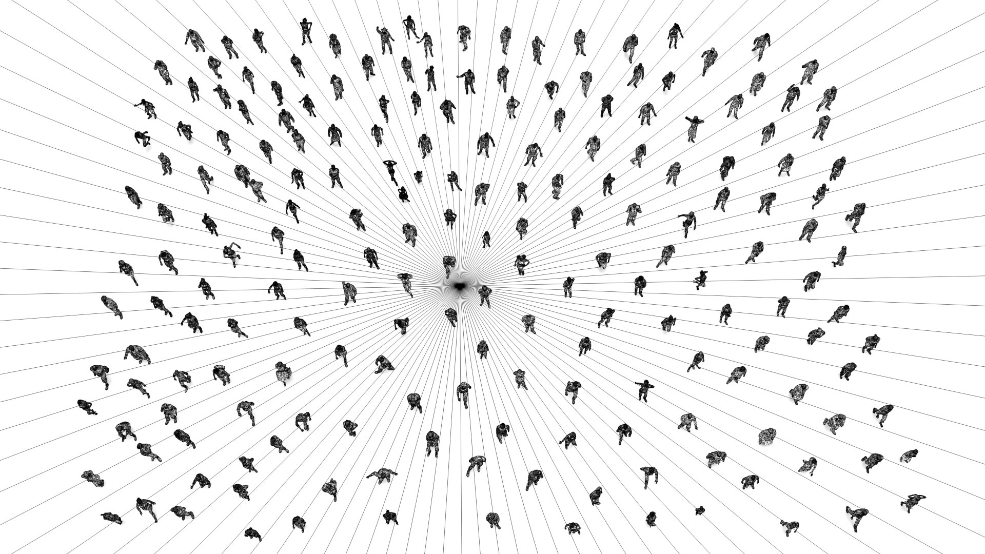 3D model color 200 people crowd - TurboSquid 1562196