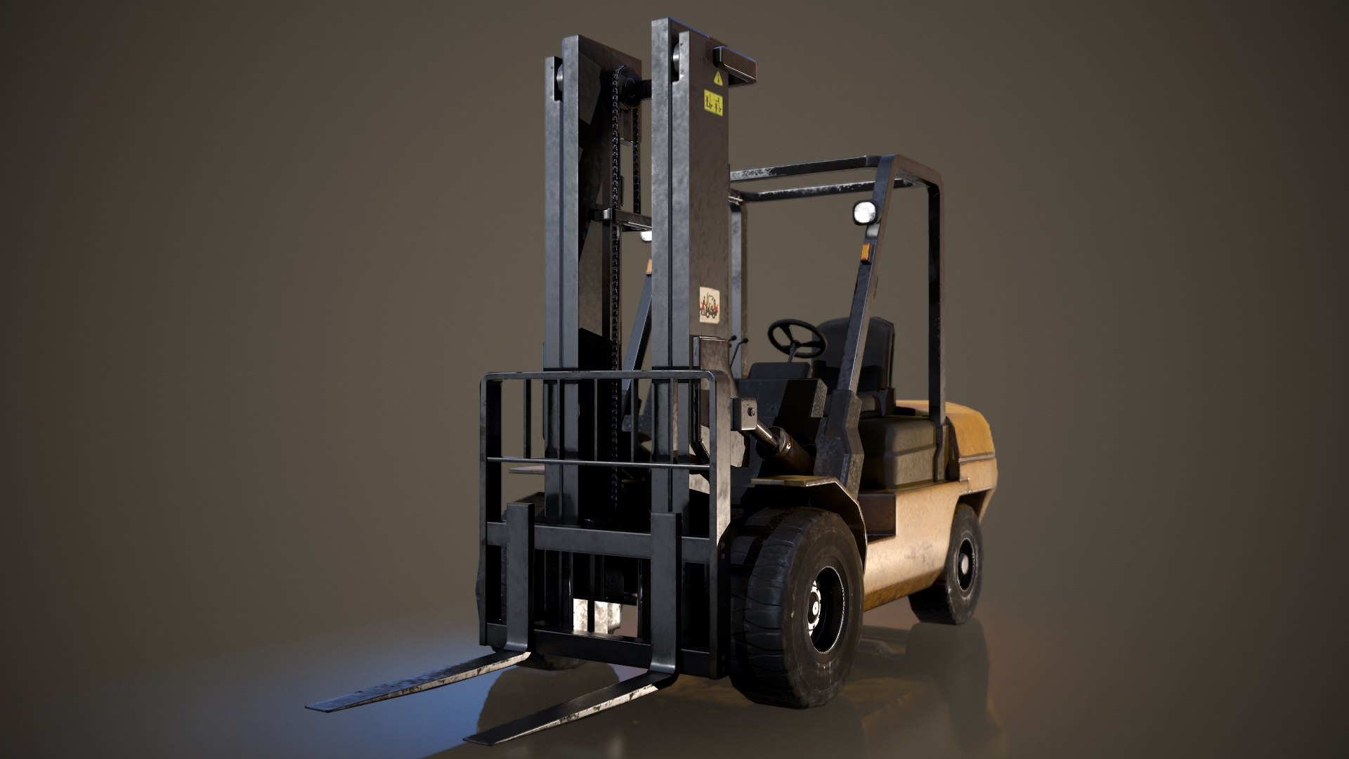 Forklift - 3D Model - TurboSquid 1406163