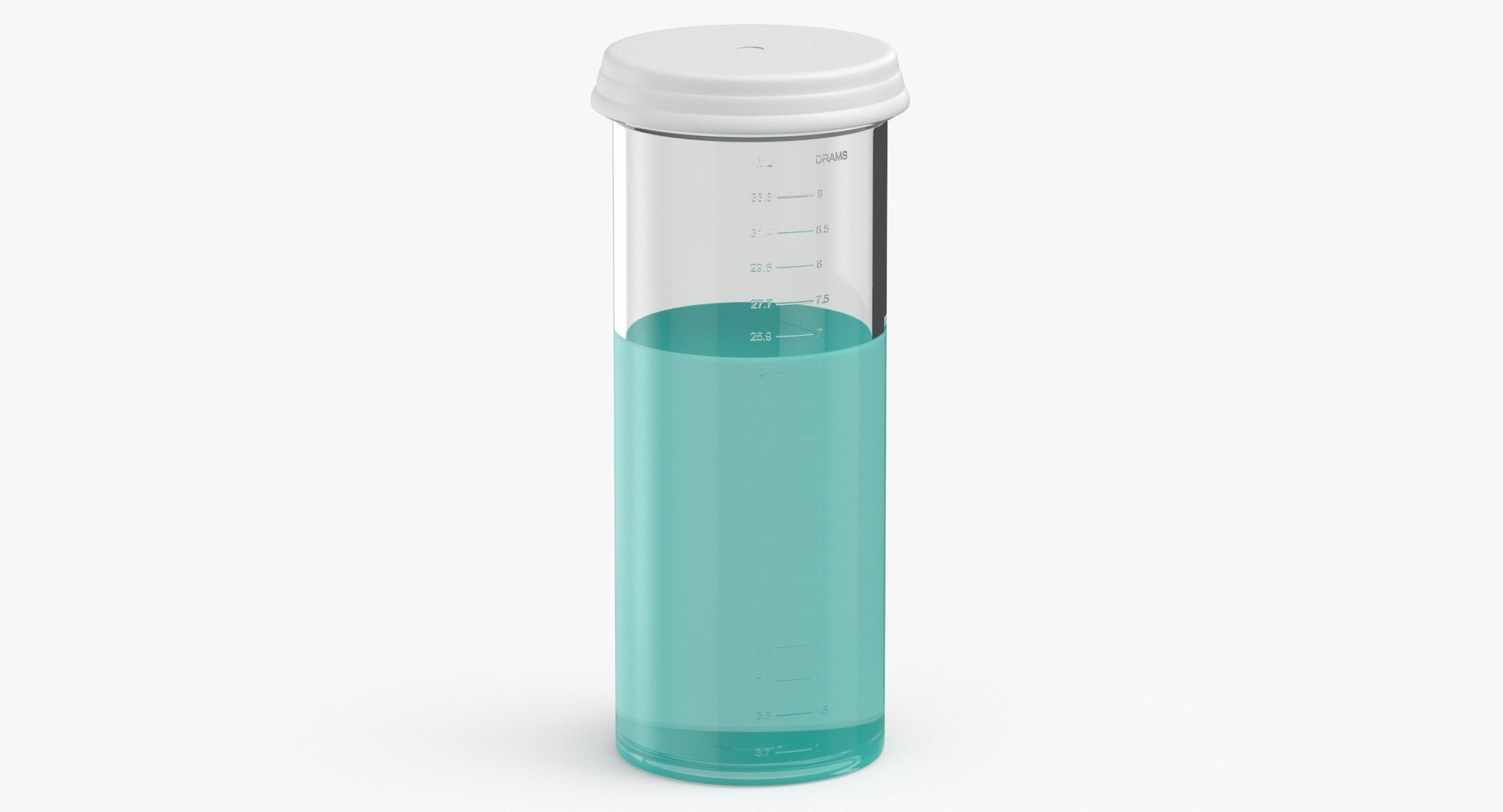 Pill Pod Vial 9dram 33ml Full model - TurboSquid 2052704