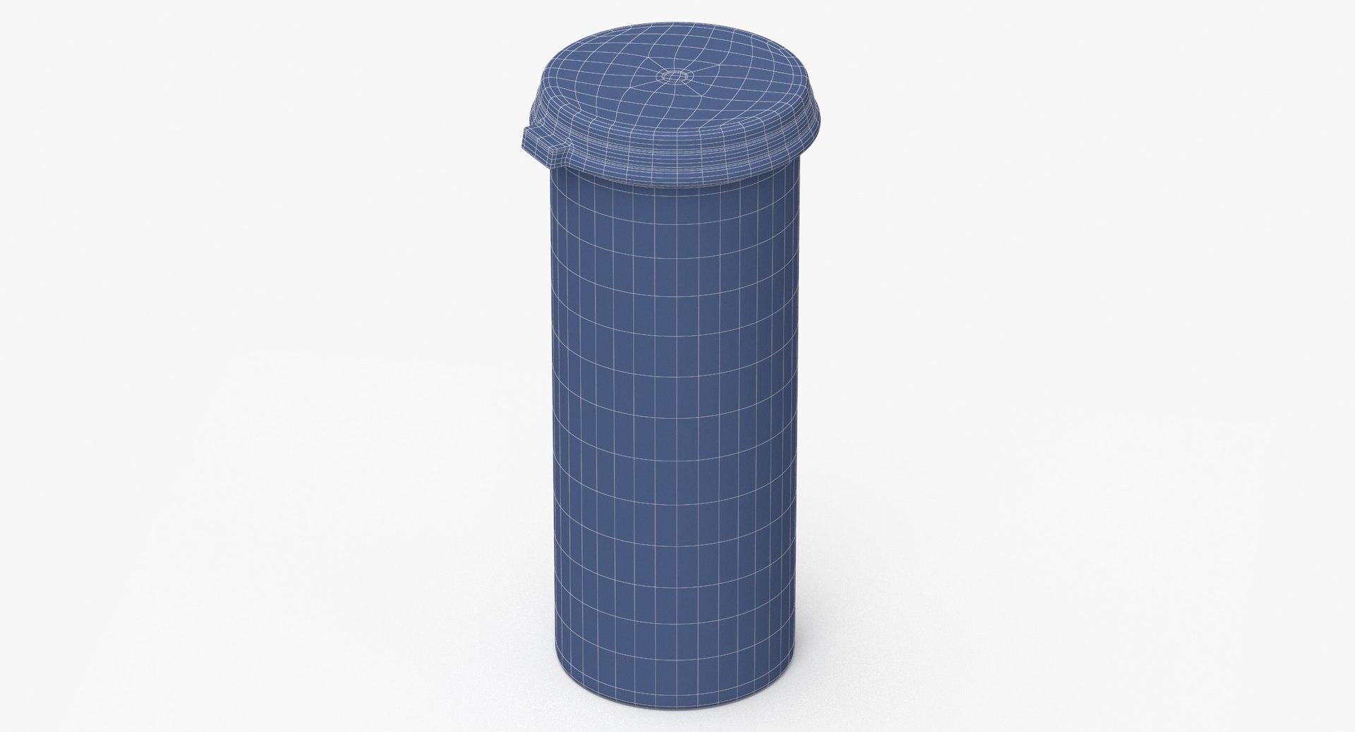 Pill Pod Vial 9dram 33ml Full Model - TurboSquid 2052704