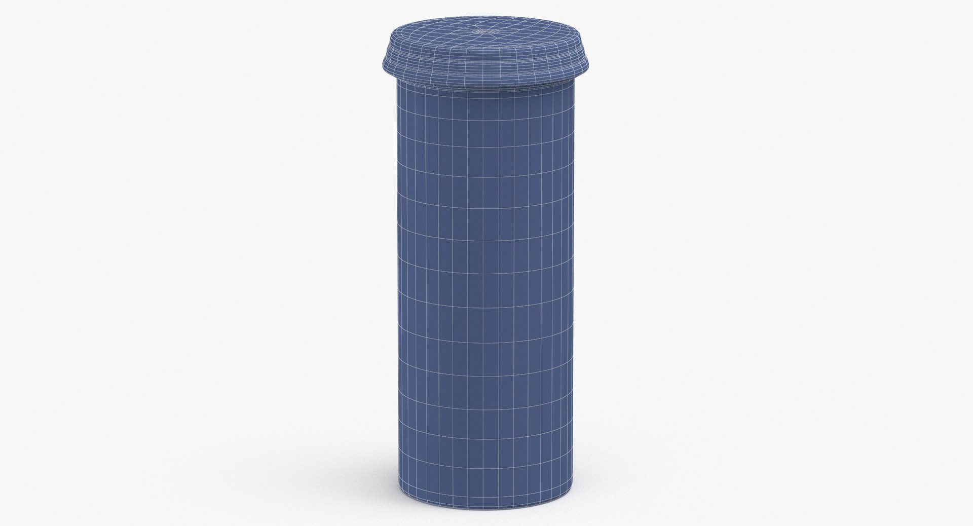 Pill Pod Vial 9dram 33ml Full Model - TurboSquid 2052704