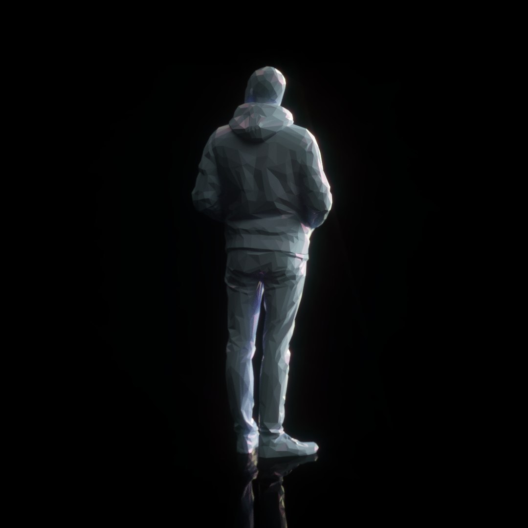 male character human 3d obj