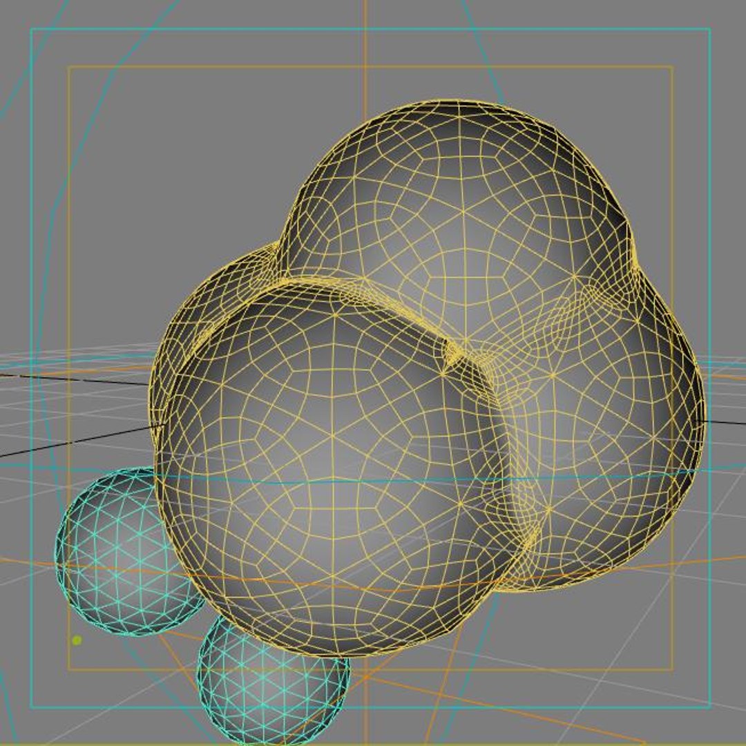 3d Atom Electrons Model