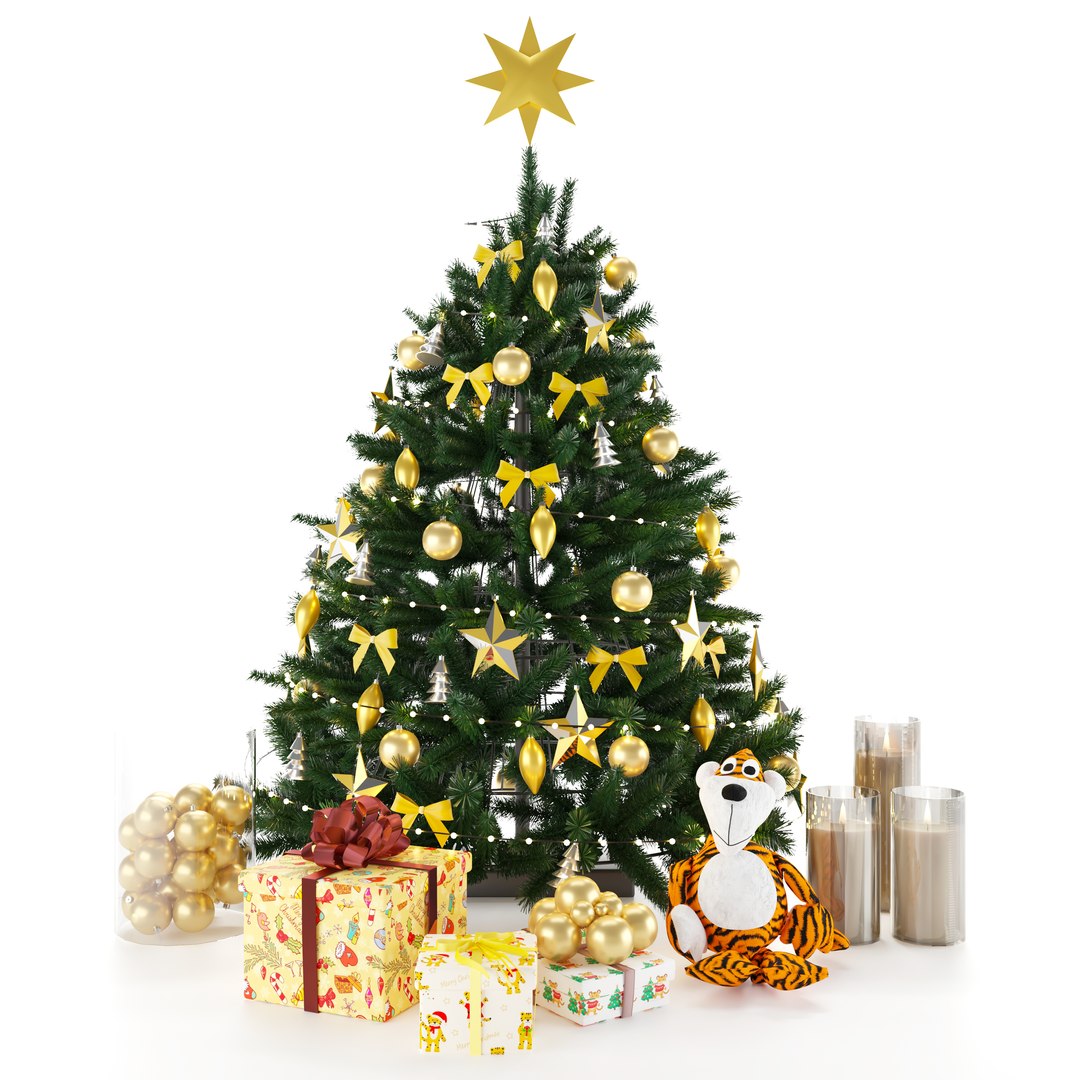 Christmas Tree Model - TurboSquid 1816046
