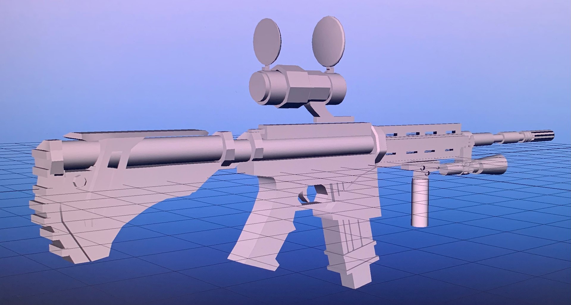 3D M416 Rifle Low Poly Model - TurboSquid 2119492