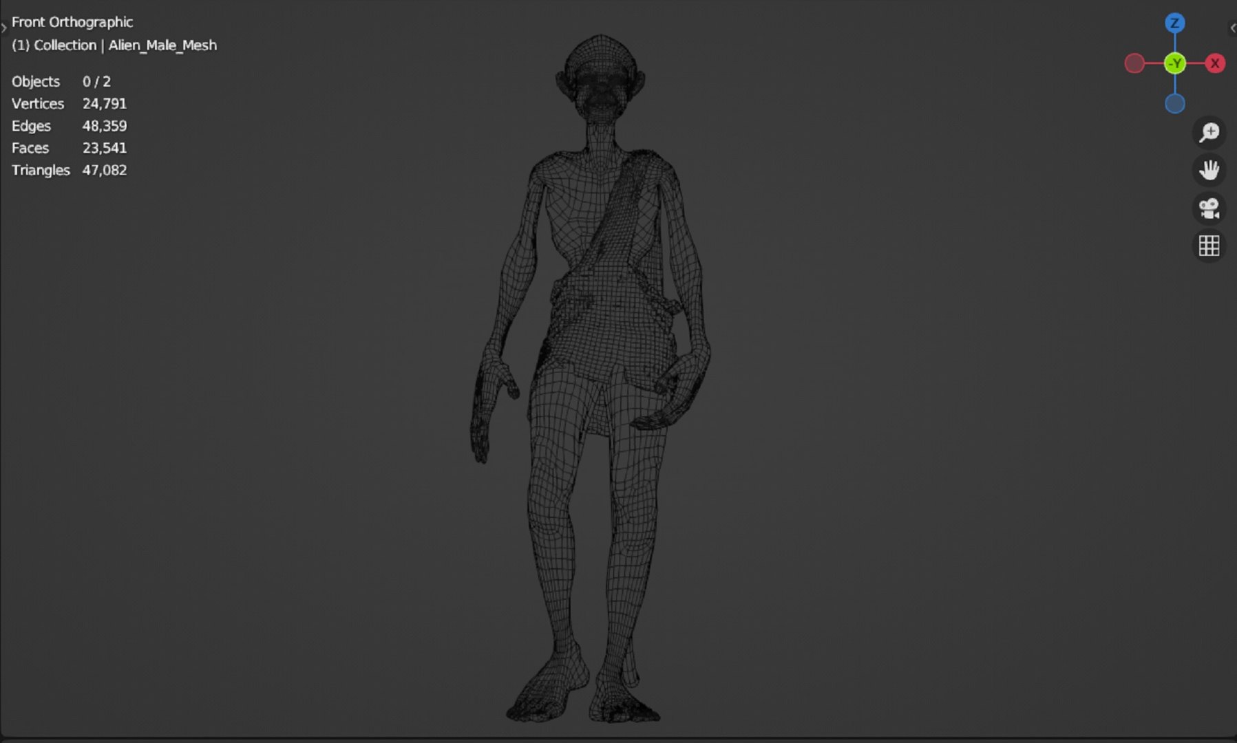 3D Aliens Male And Female Model - TurboSquid 1926800