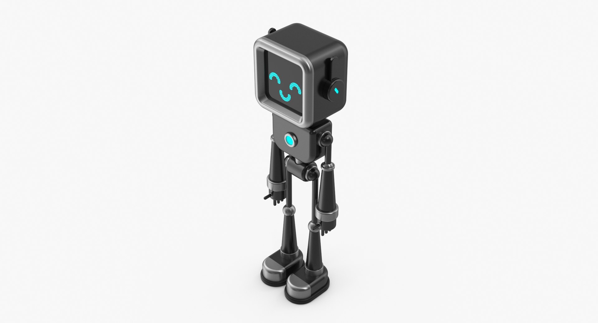 3D Robot 03 Black Model - TurboSquid 2044384