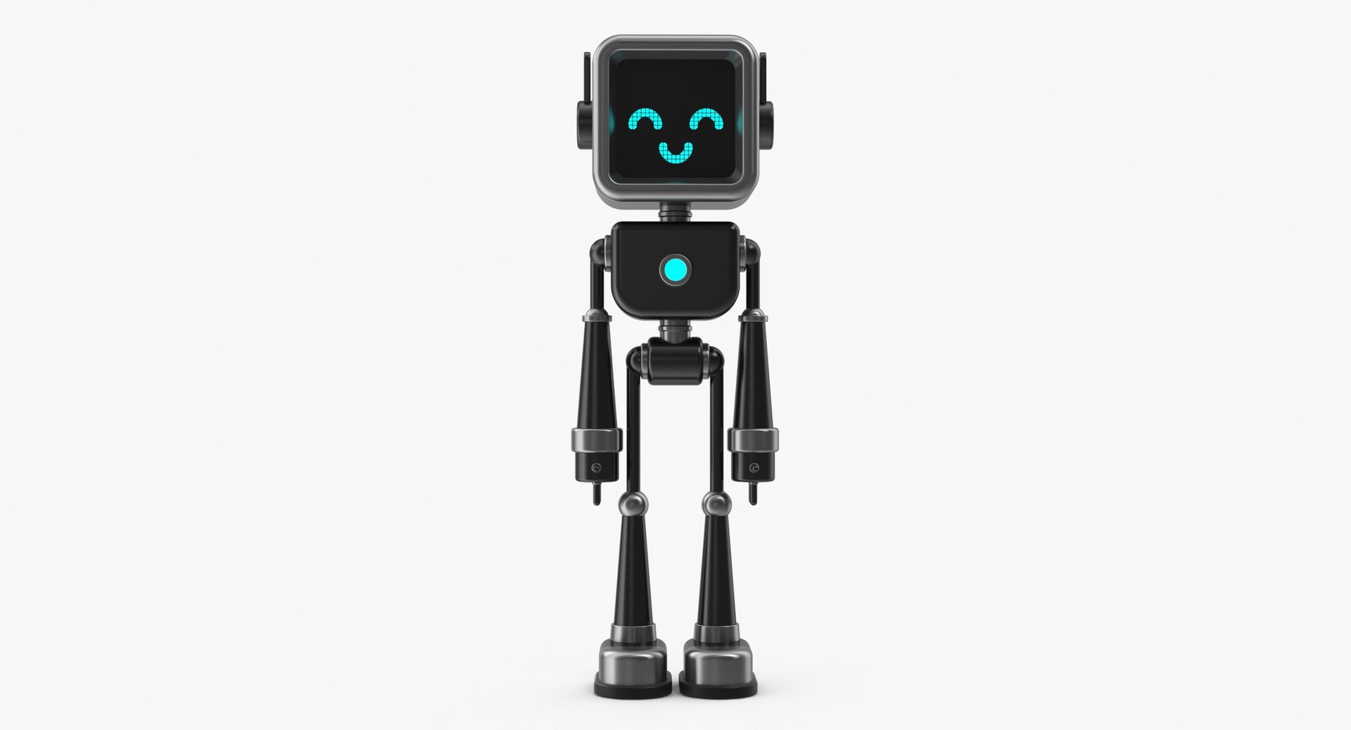 3D Robot 03 Black Model - TurboSquid 2044384