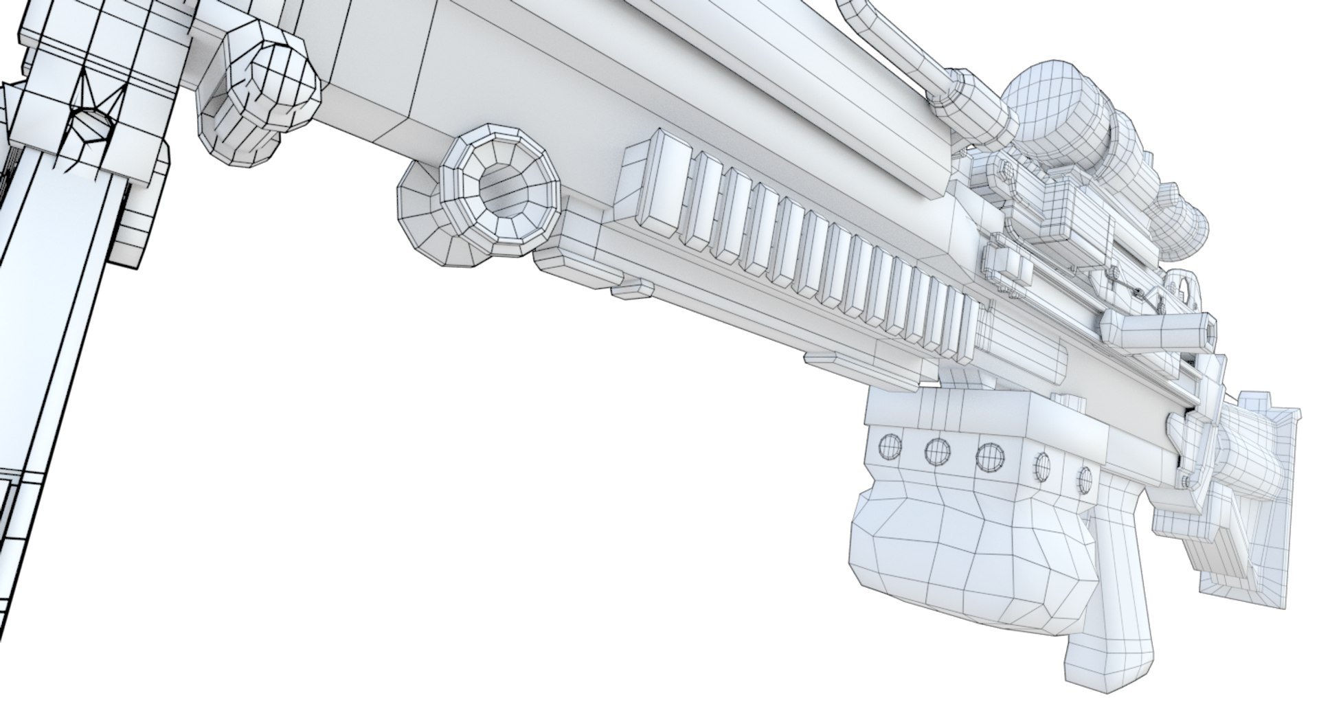 M249 Machine Gun 3D Model - TurboSquid 1166000