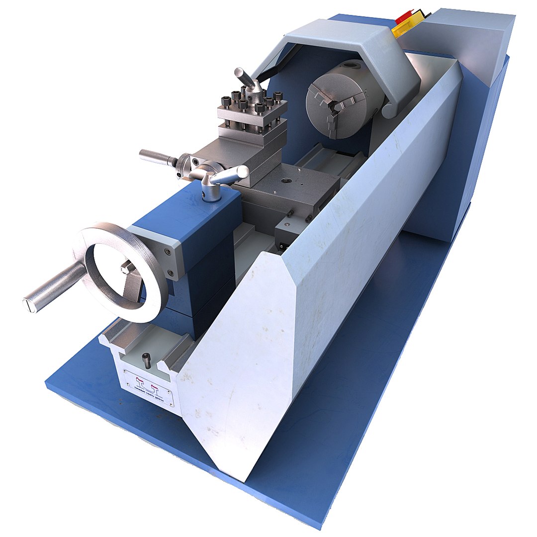 desktop lathe bm 180v 3d model