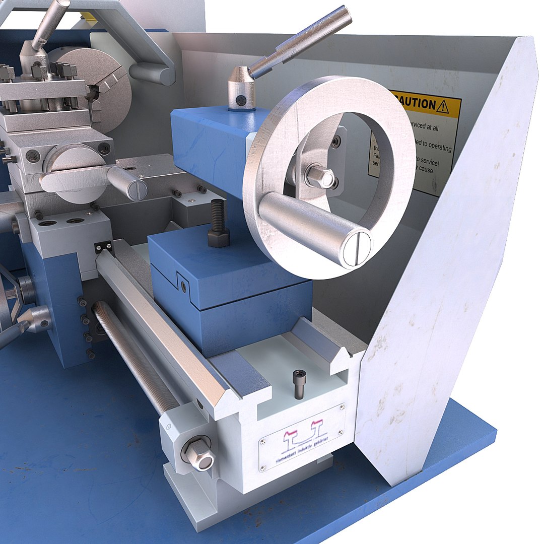 desktop lathe bm 180v 3d model