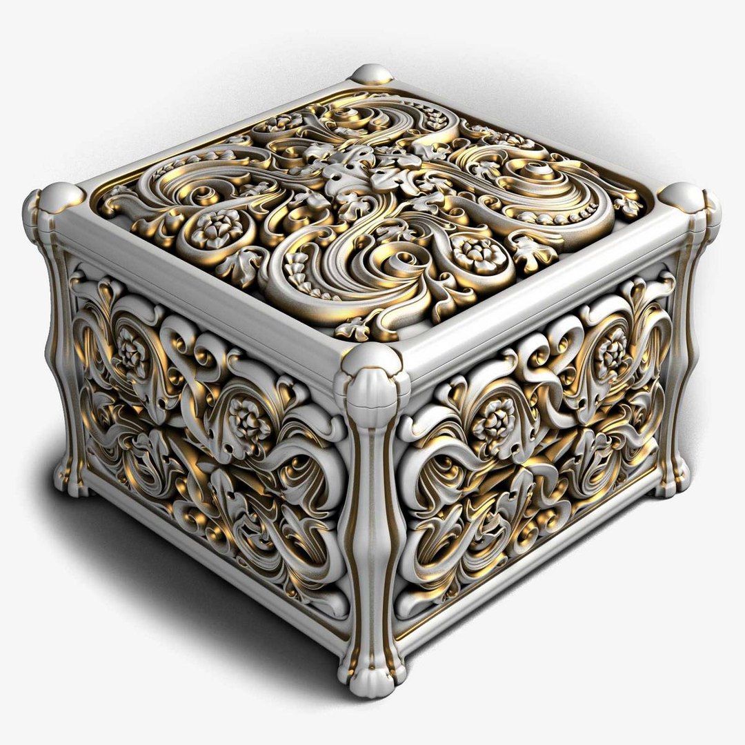3d model of casket
