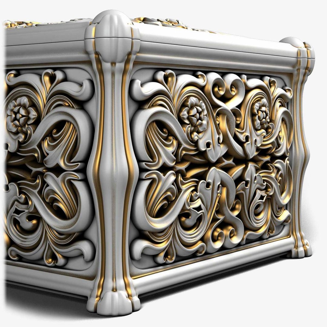 3d model of casket