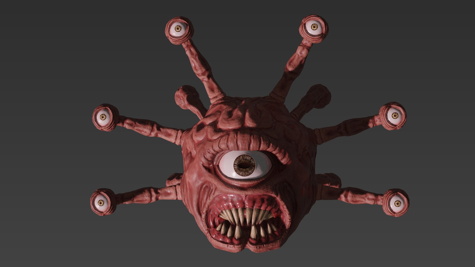 Beholder Monster 3D Model - TurboSquid 1591919